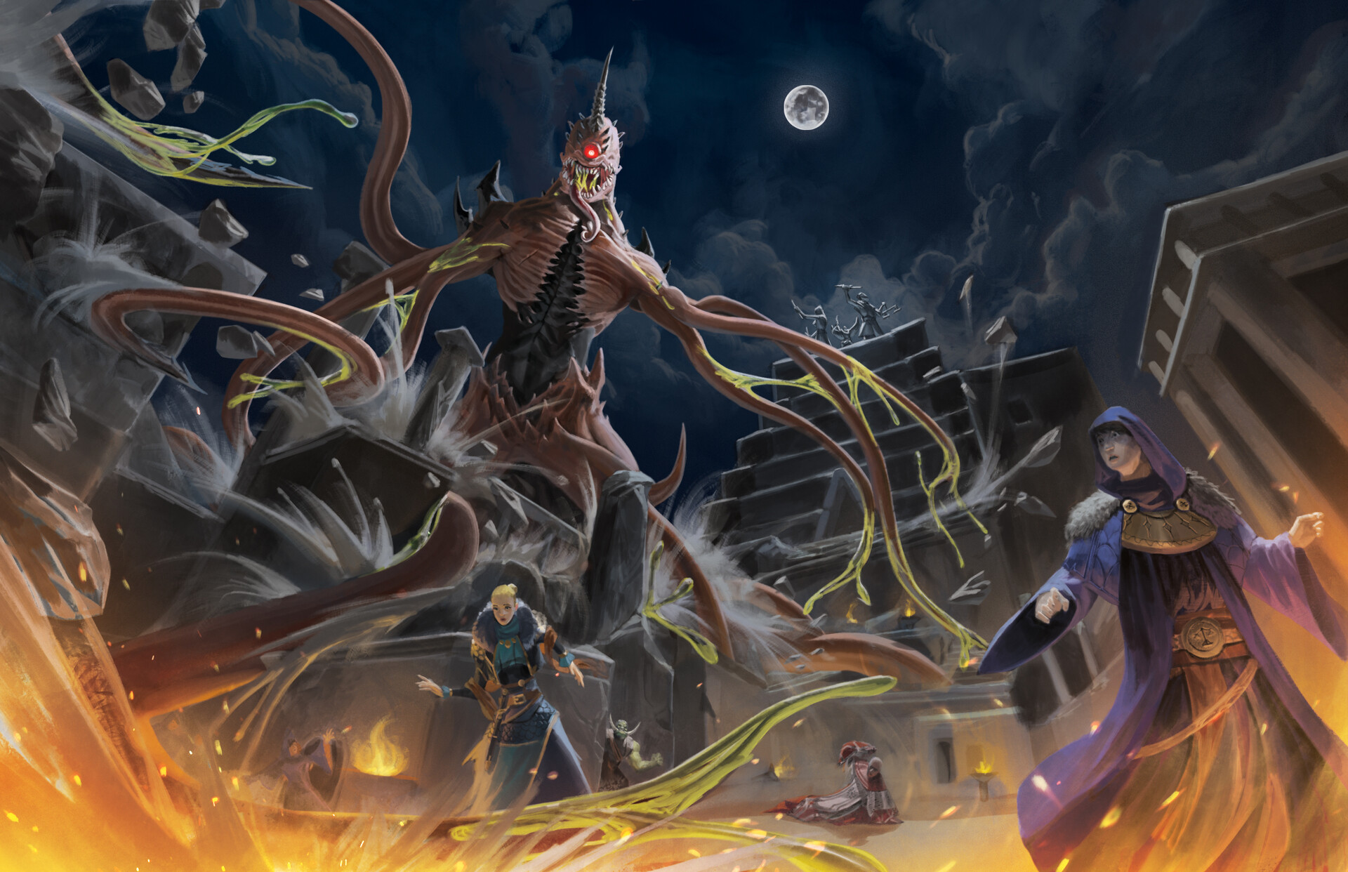 Kevin Glint Studios - D&D: Quest from the Infinite Staircase artwork