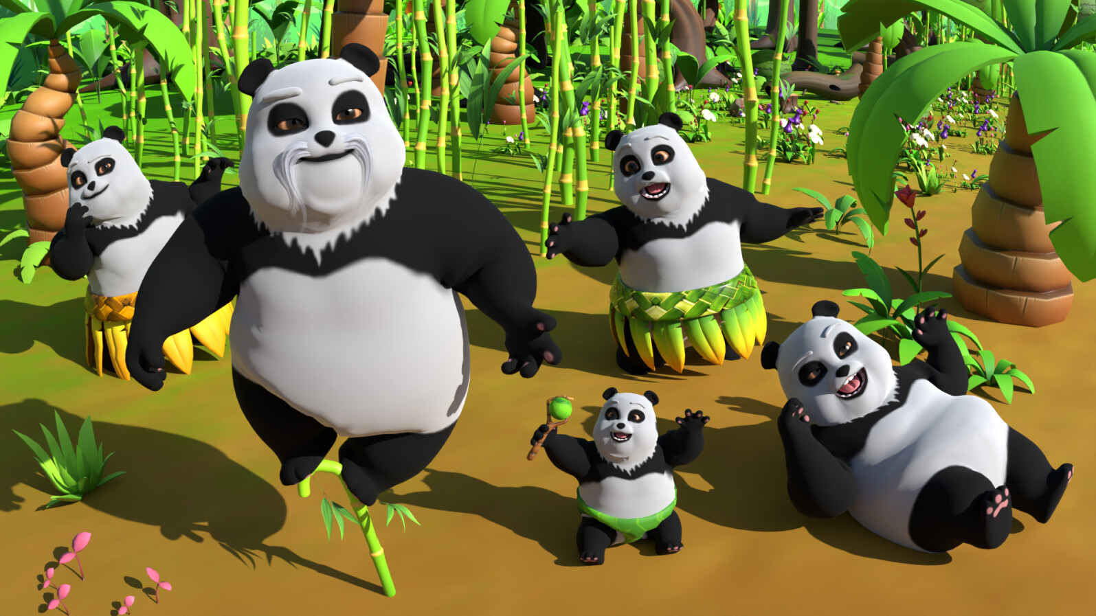 panda dance animation