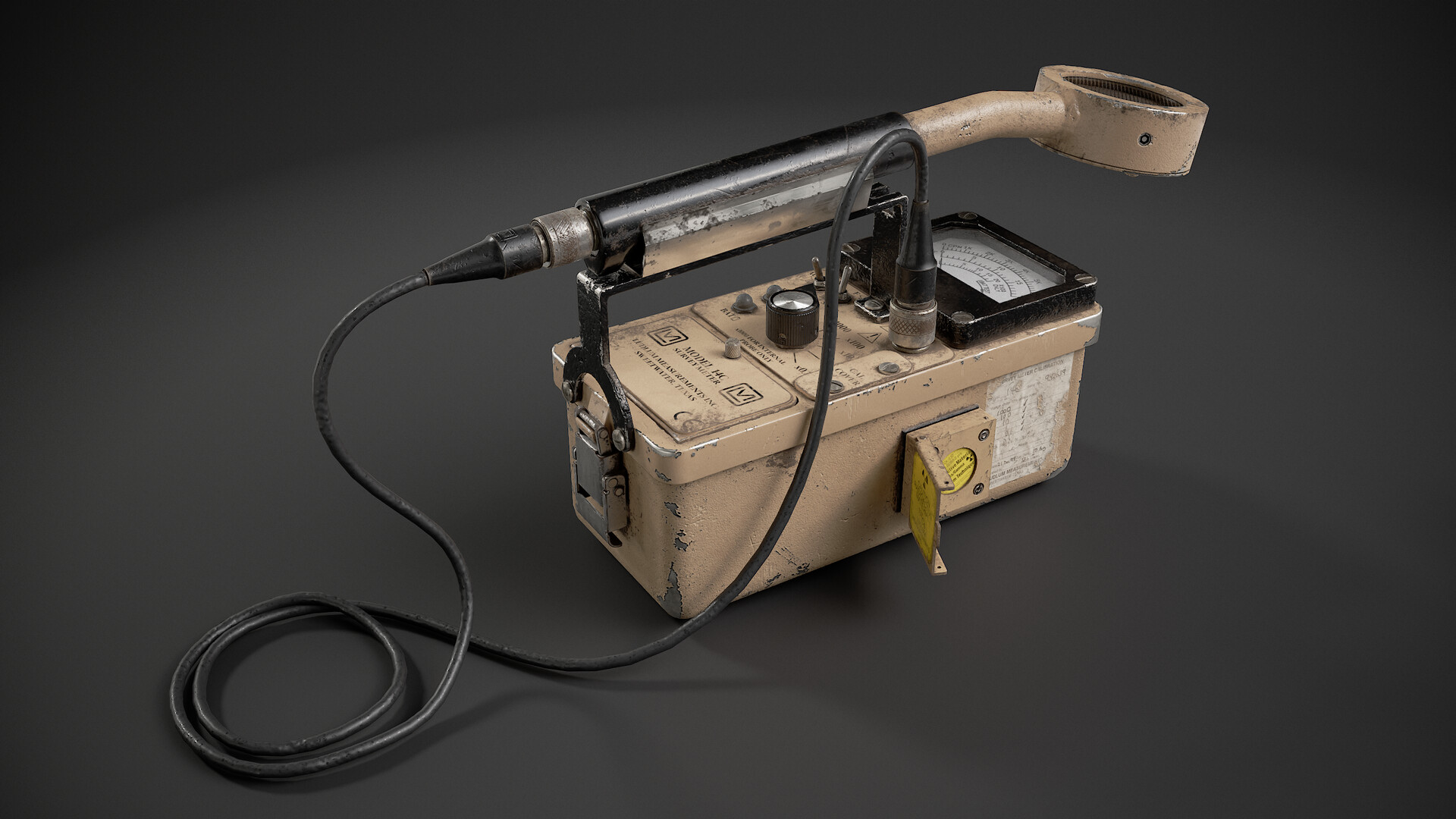 ArtStation - Geiger counter - Ludlum Model 14C