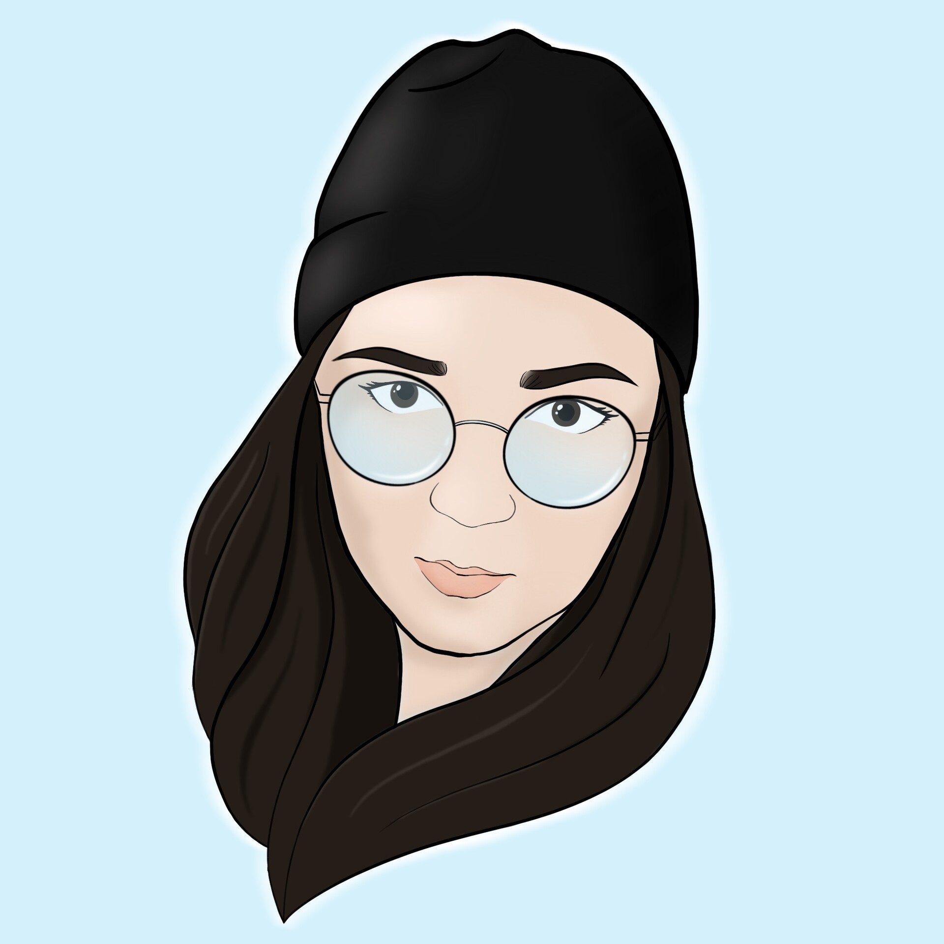 ArtStation - Digital self-portrait