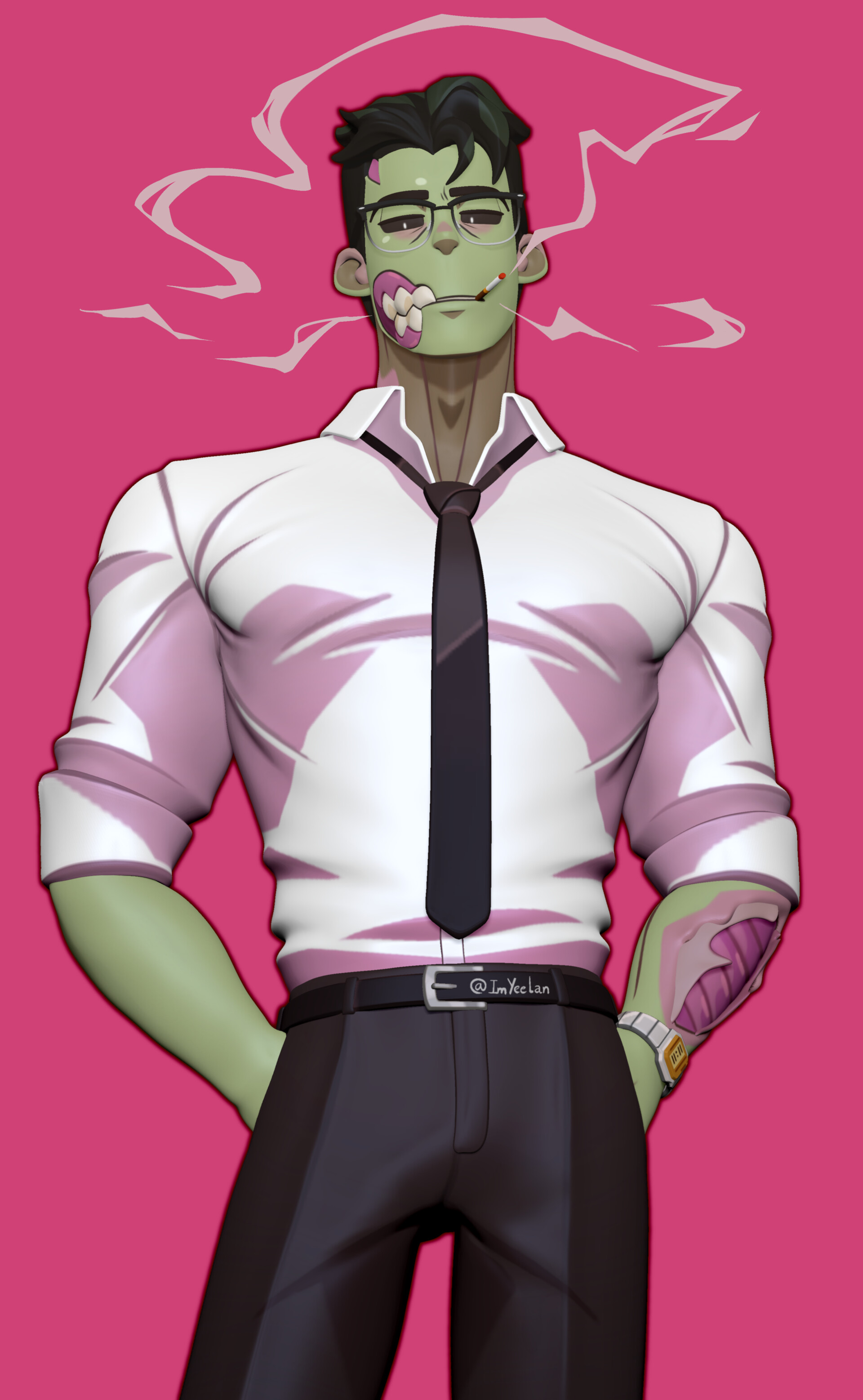 ArtStation - Brian Yu - Office Outfit