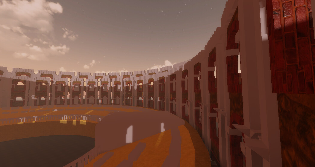 ArtStation - French Amphitheater On Roblox