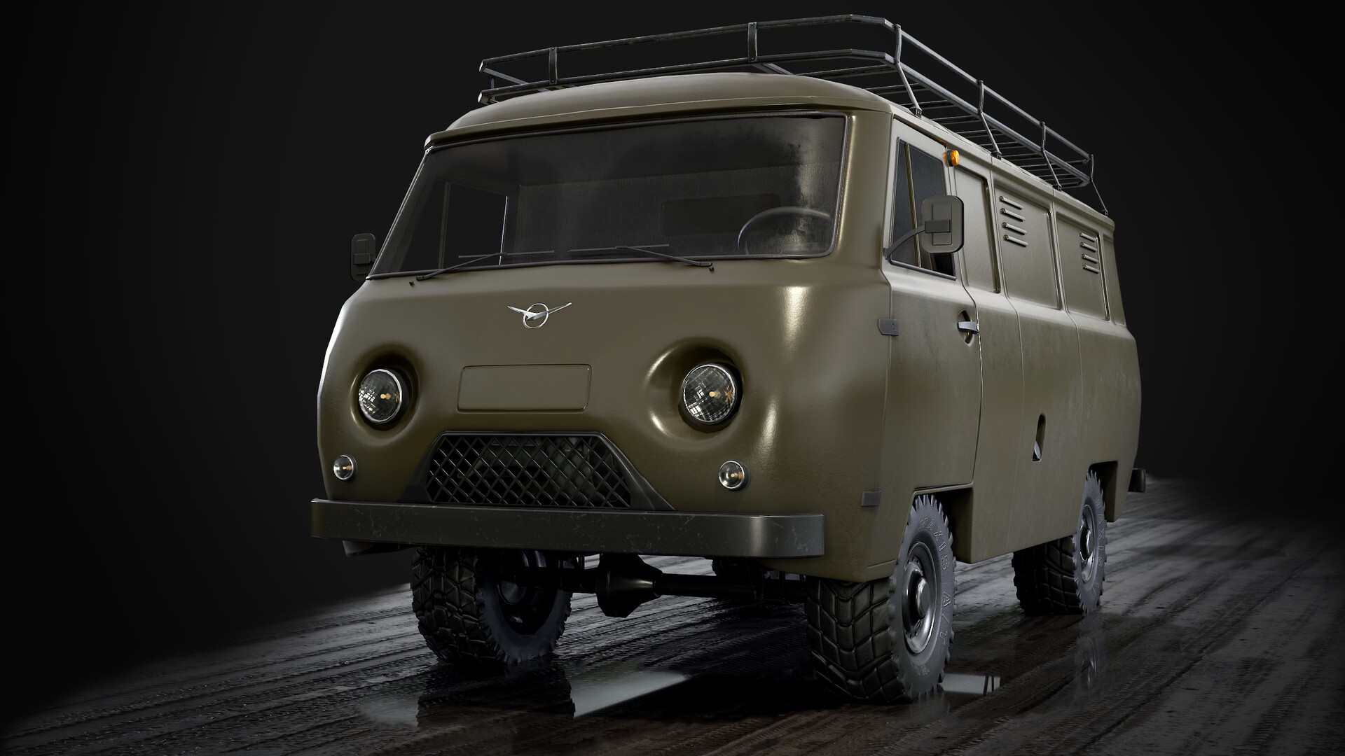ArtStation - UAZ-452/UAZ-3741 Travel edition
