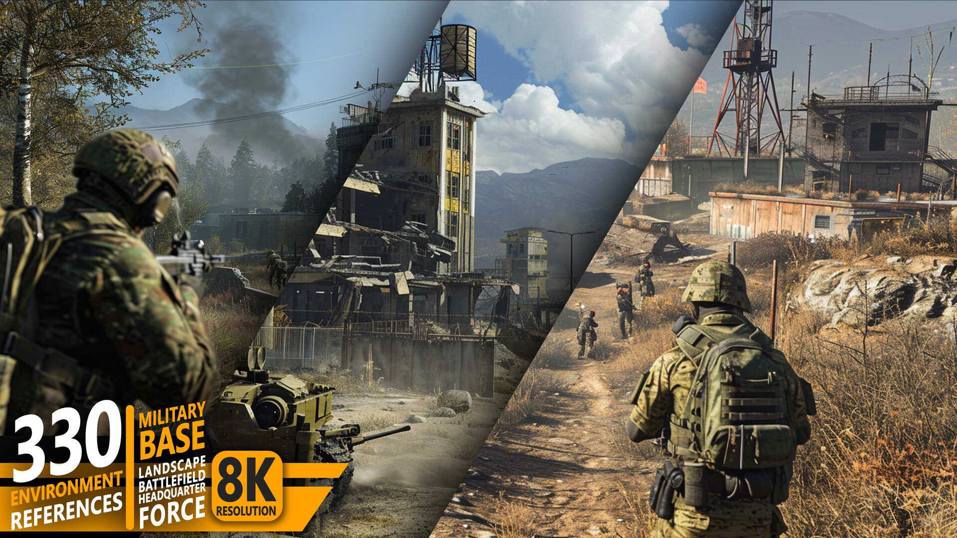 DreamWork | Studio - 330 Military Base-landscape-Battlefield ...