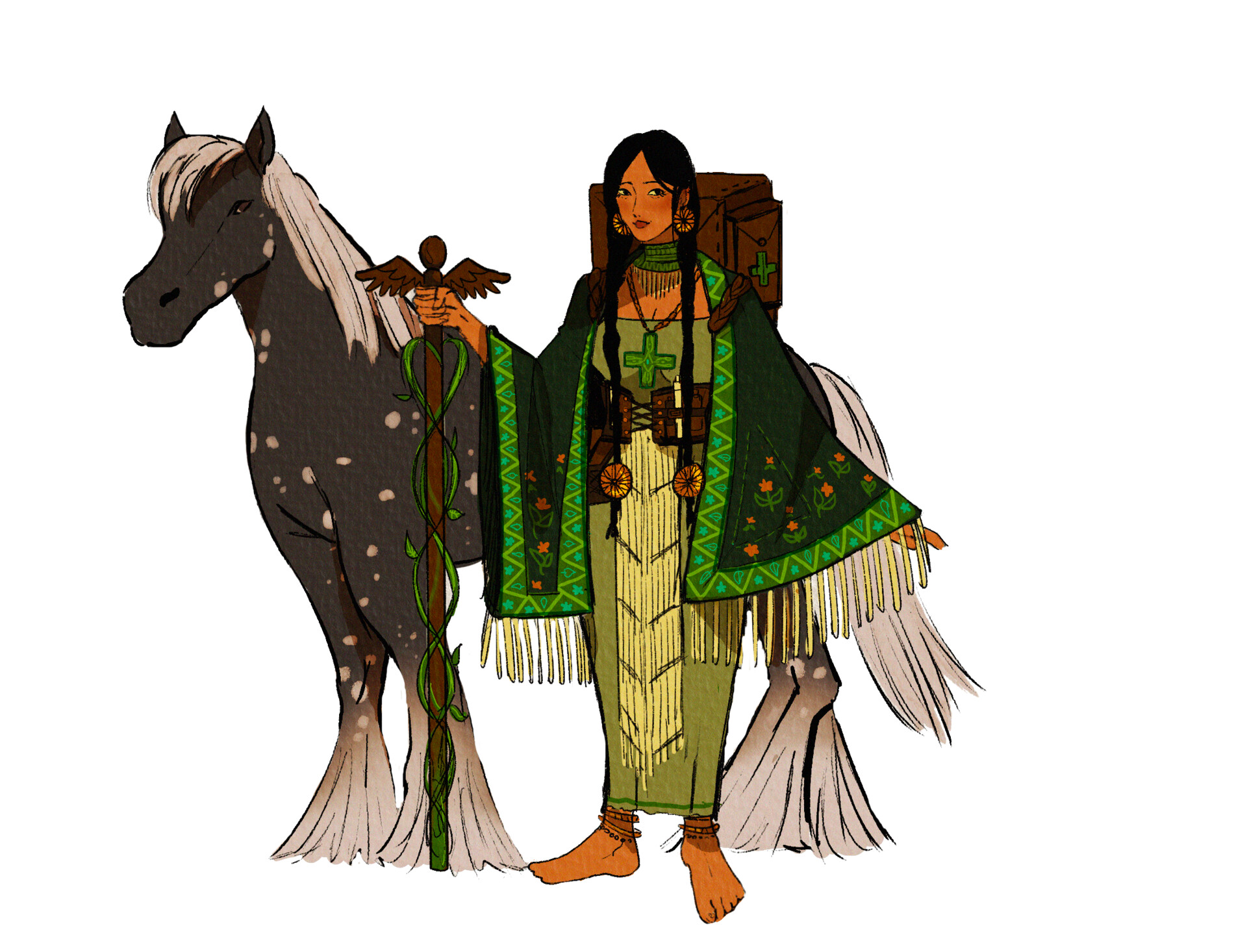 ArtStation - The Healer Character Design