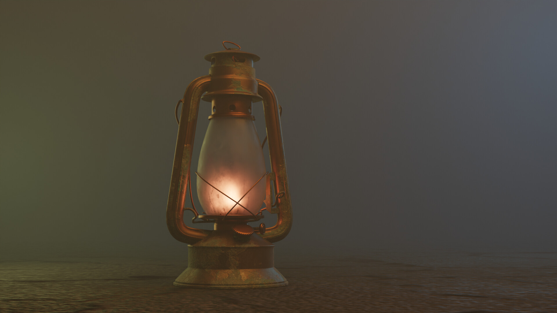 ArtStation - Oil lamp