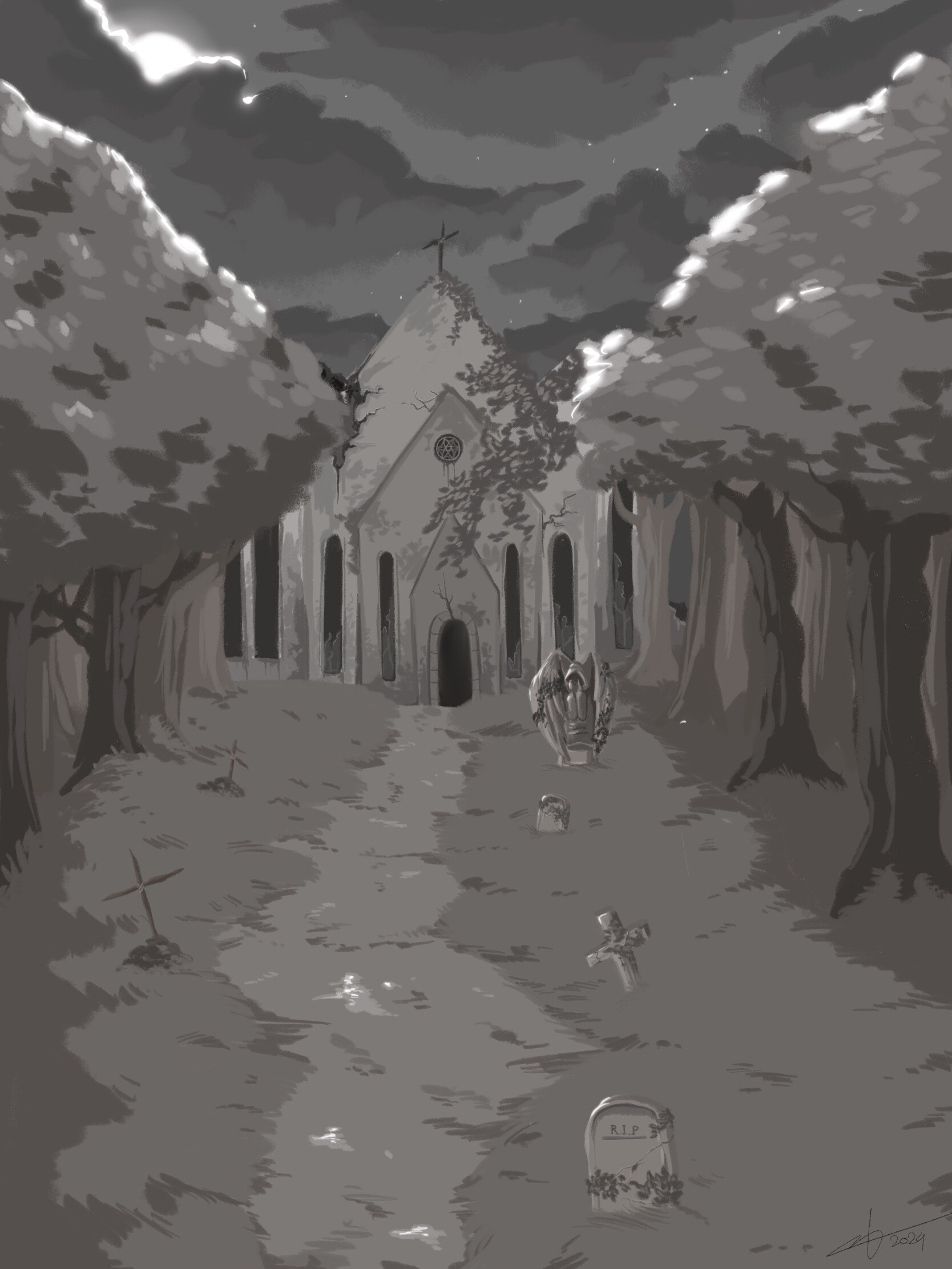 spooky setting picture