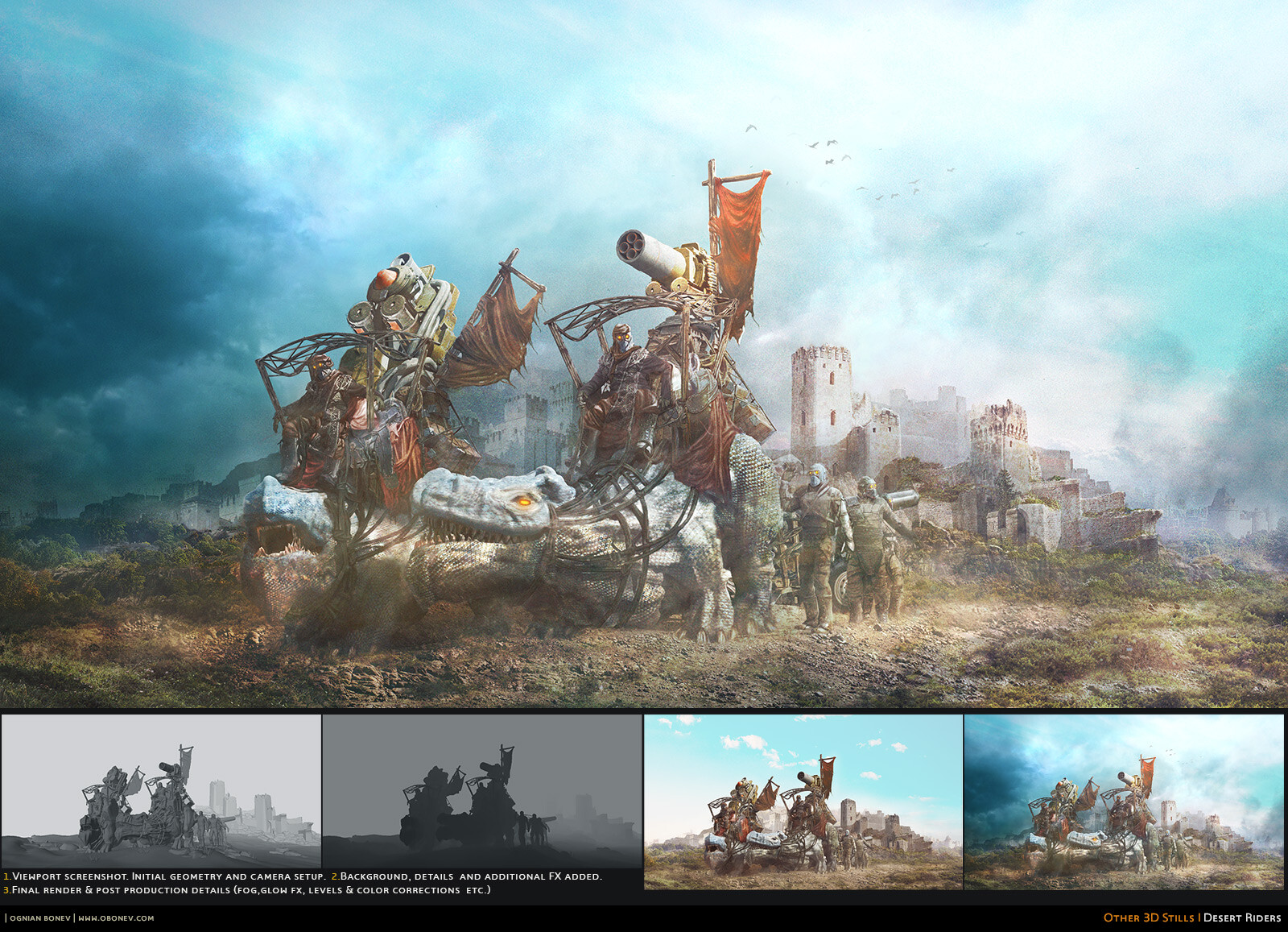 ArtStation - Desert Riders