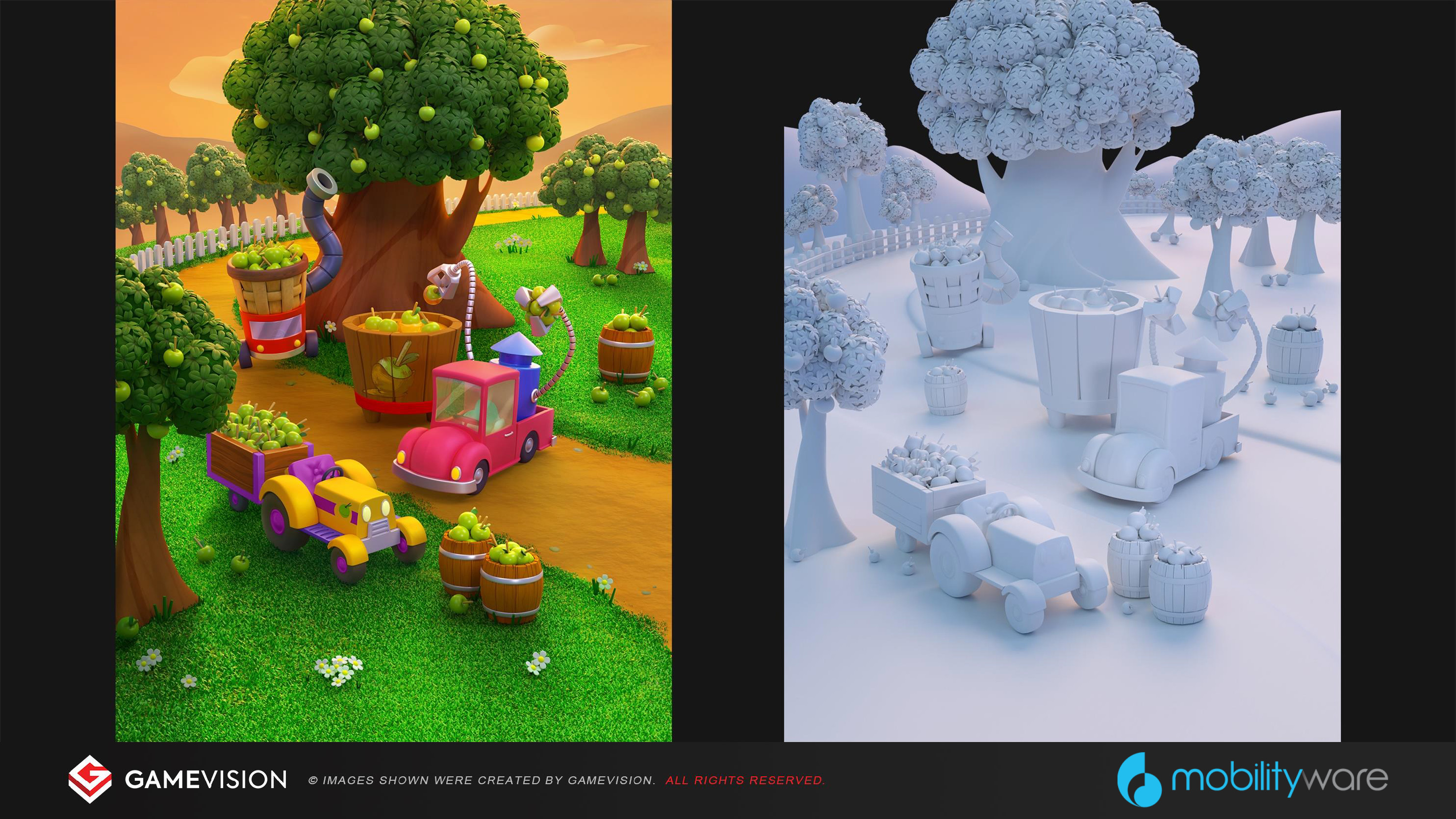 GameVision Studios - Candy Harvest Blast: Pre-Rendered Assets