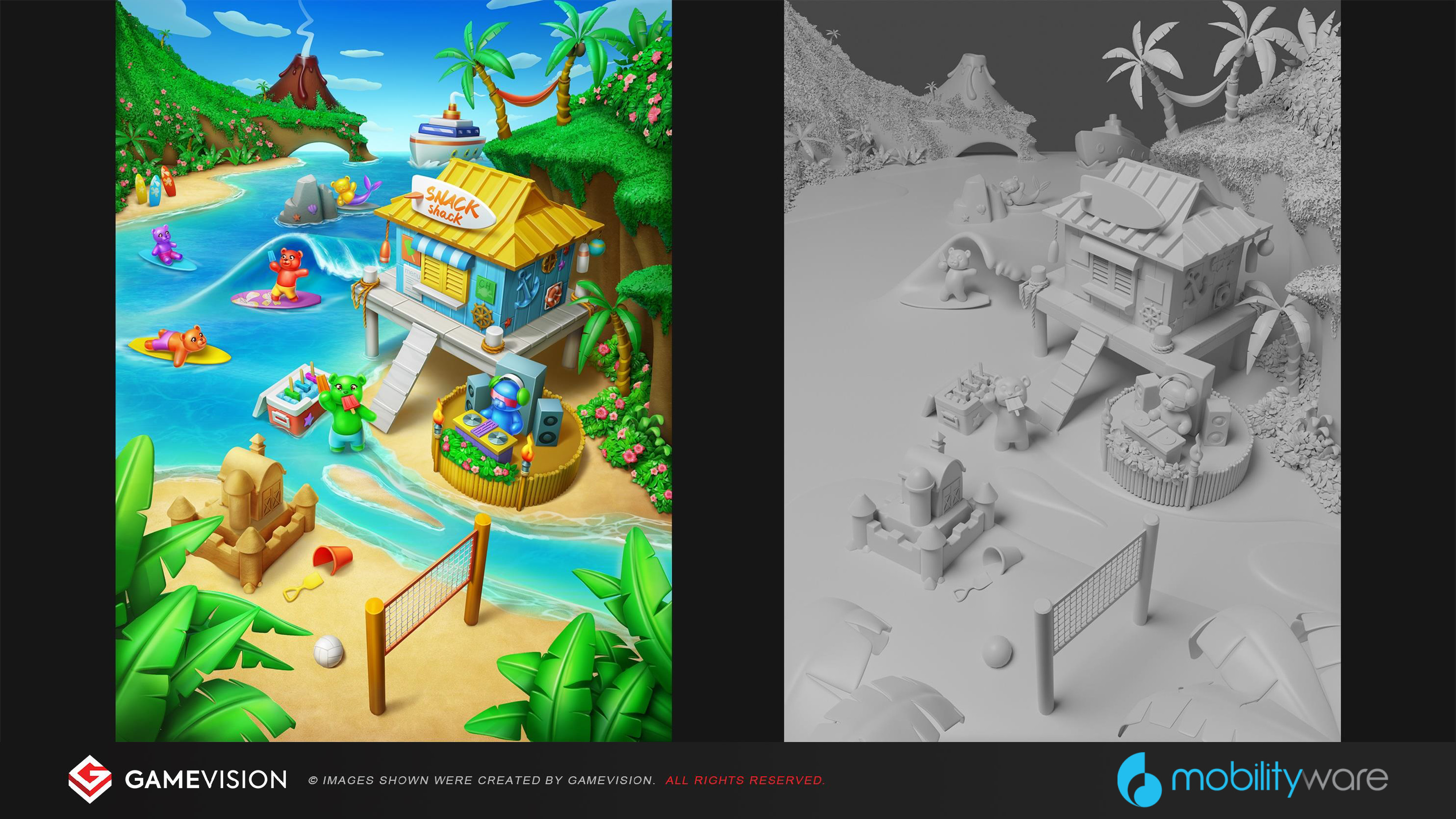 GameVision Studios - Candy Harvest Blast: Pre-Rendered Assets