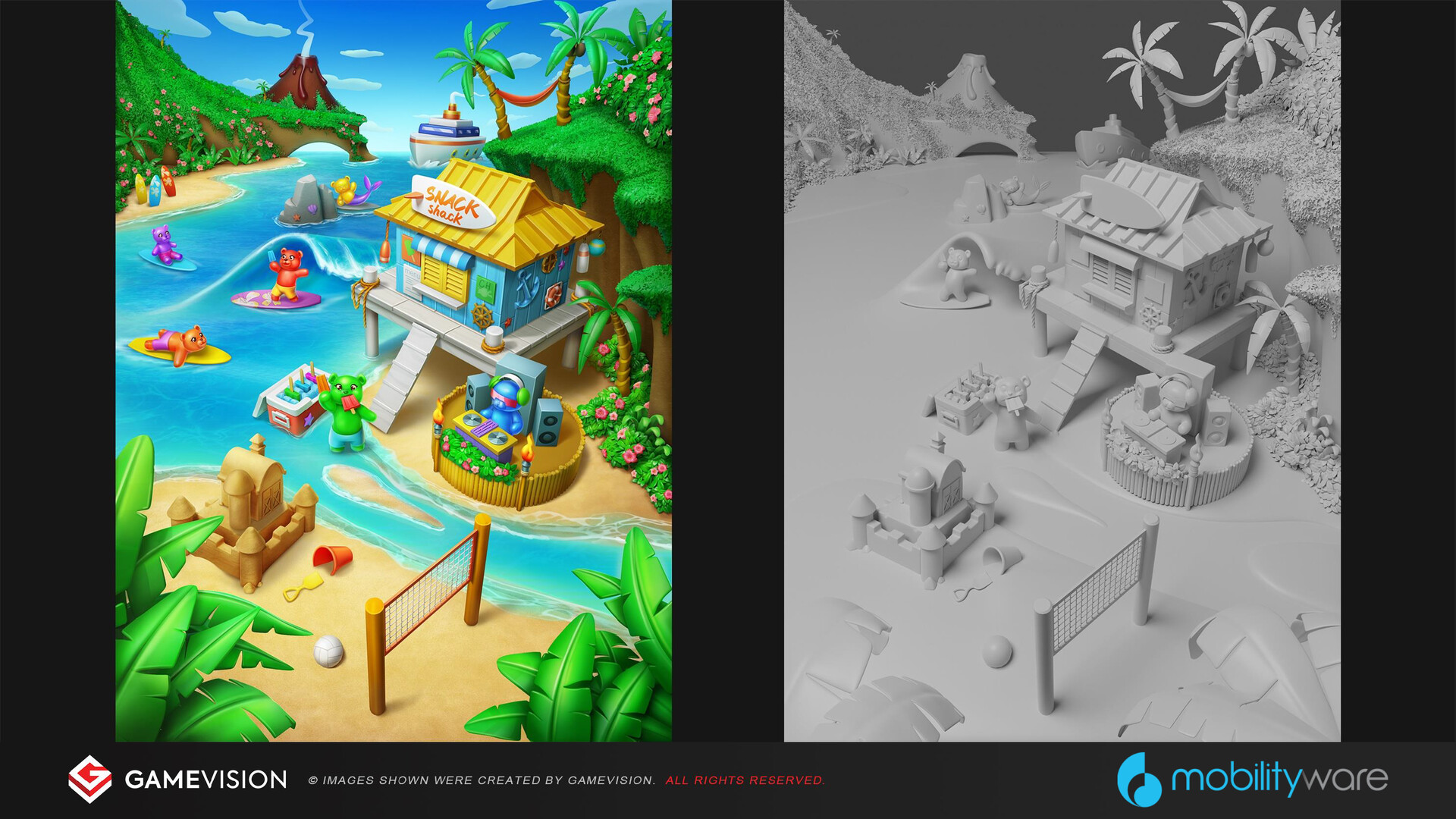 GameVision Studios - Candy Harvest Blast: Pre-Rendered Assets