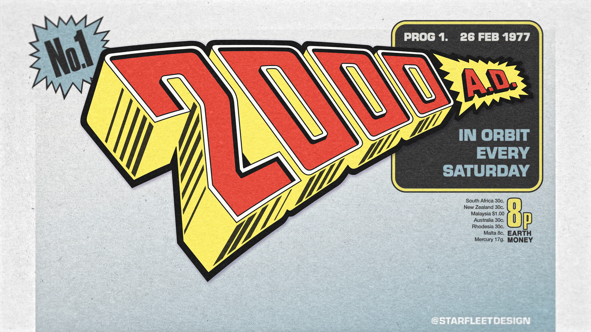 StarfleetDesign - 2000 AD logos (1977-1987)
