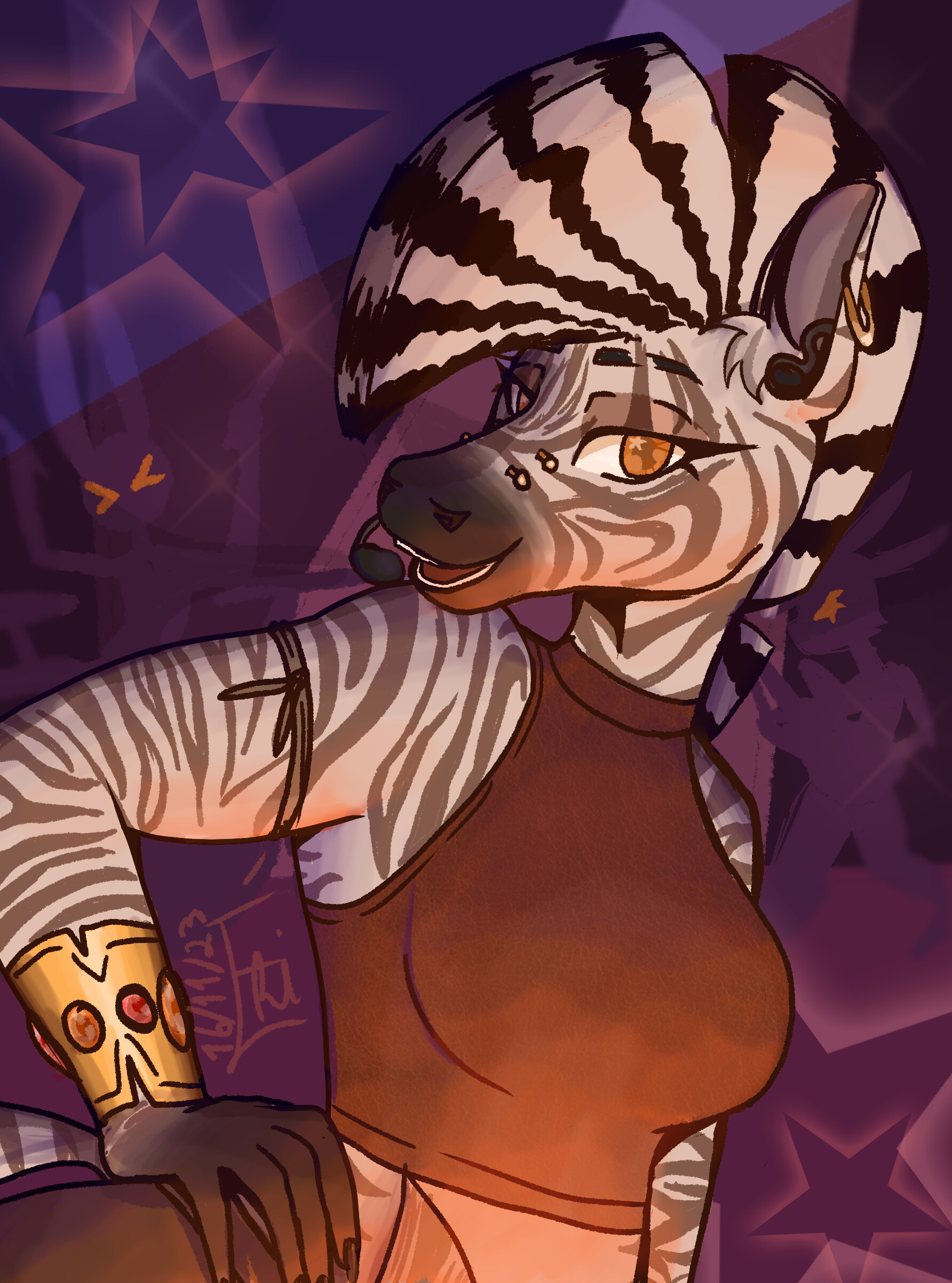 anthro zebra