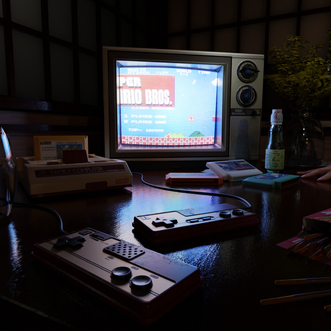 ArtStation - Late night Famicom Session