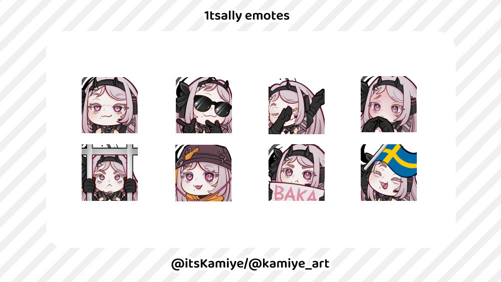 Camille Paquin - VTuber Emotes