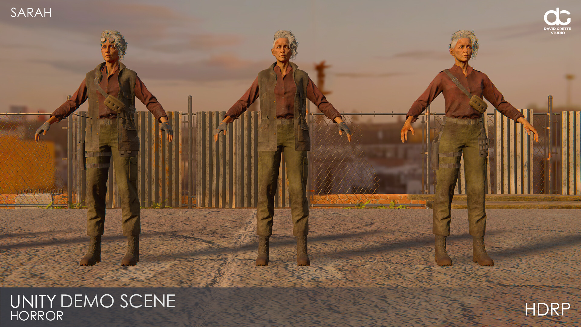 DAVID GRETTE STUDIO - Adventure Character Sarah - Adventure Characters ...