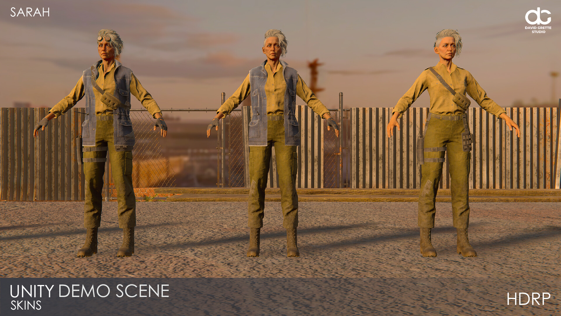 DAVID GRETTE STUDIO - Adventure Character Sarah - Adventure Characters ...