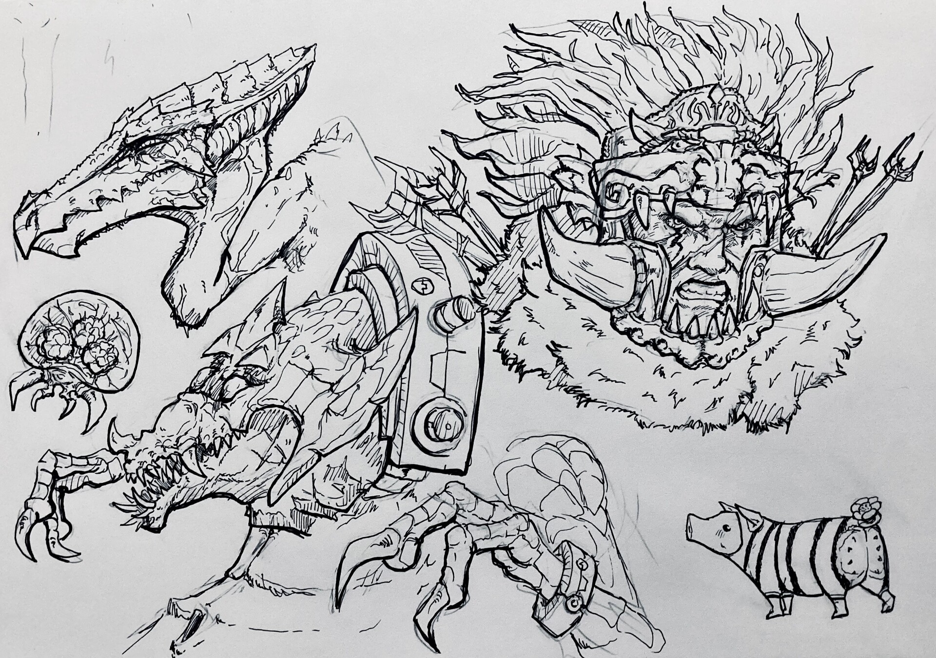 ArtStation - Rough sketches