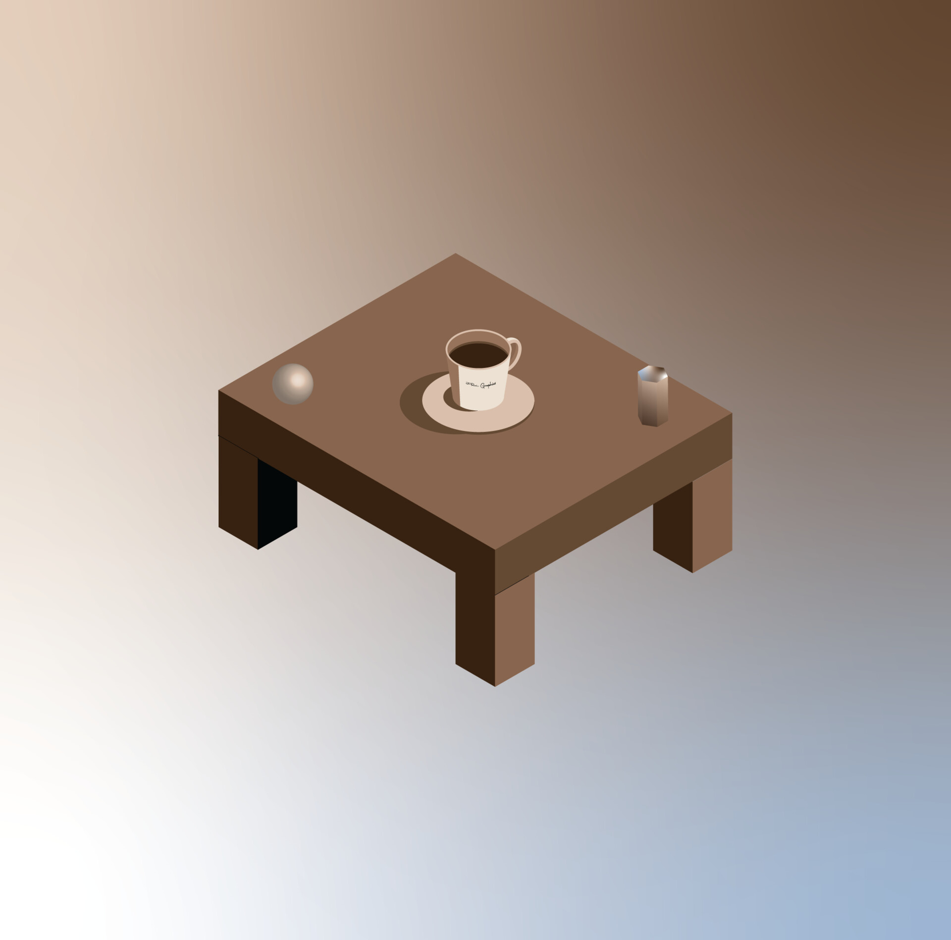 ArtStation - Coffee in a Table
