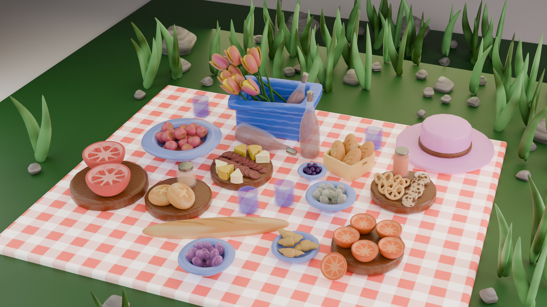 ArtStation - Small picnic in the park
