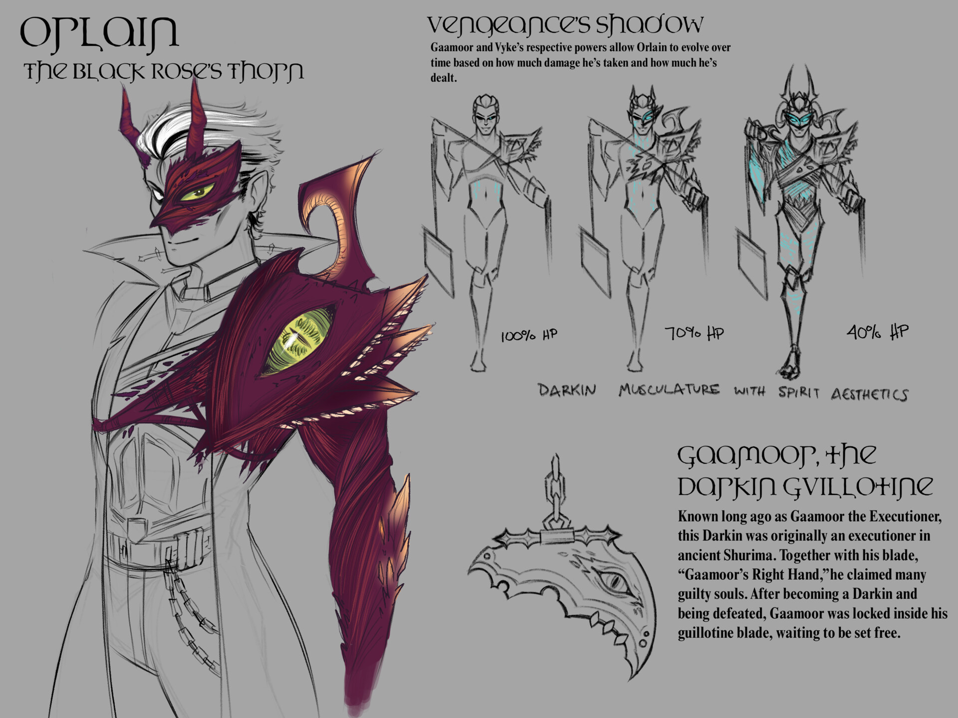 ArtStation - Orlain (League of Legends DnD Character Design)