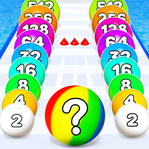 ArtStation - Number Ball 3D - Merge Games - Icon Design - Render - SS