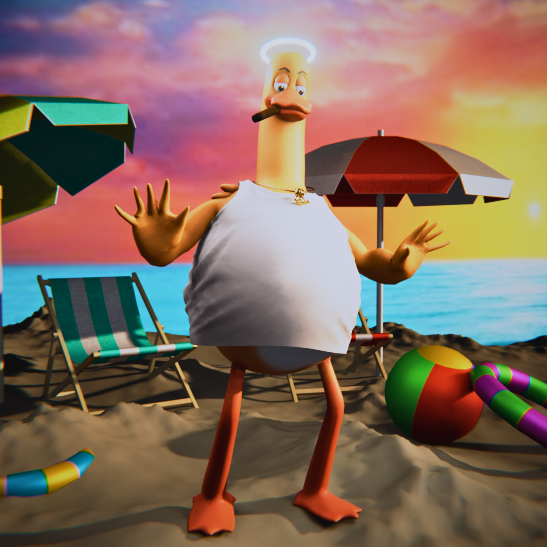 ArtStation - Tony the Duck 3D