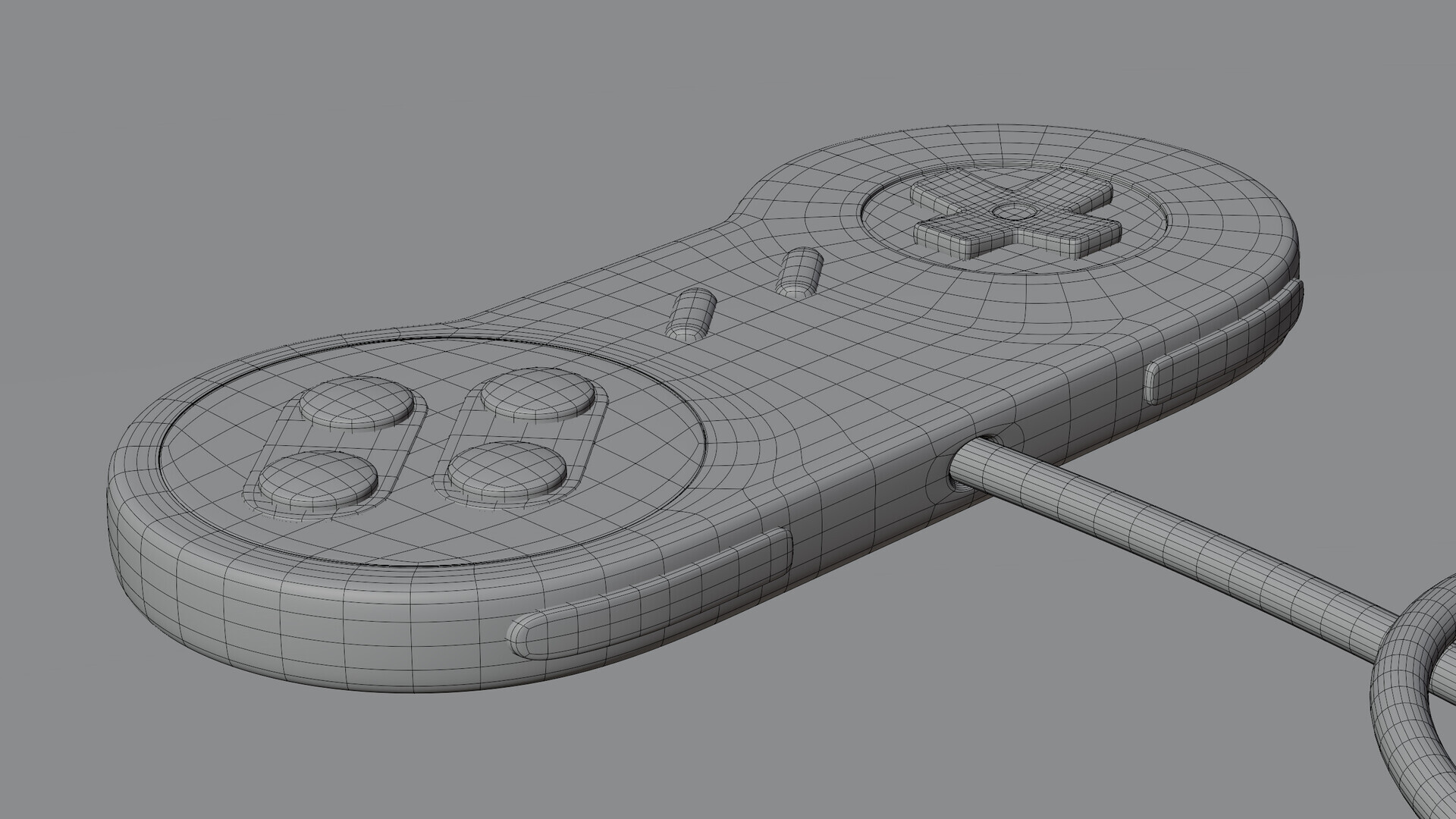 Fran Castillo - SNES Controller Realtime VFX + Realistic Render