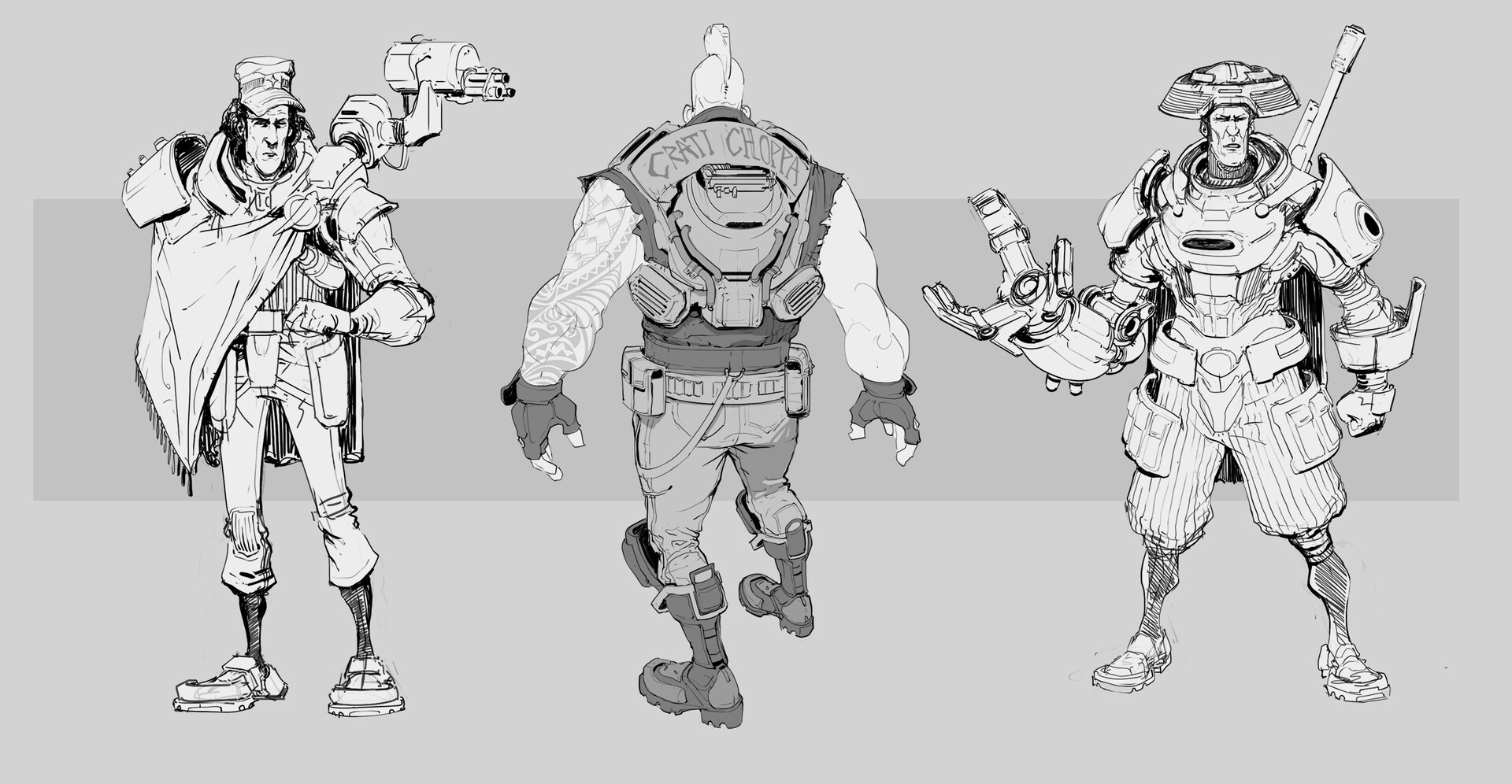 ArtStation - Crazy Characters for Style Experiements