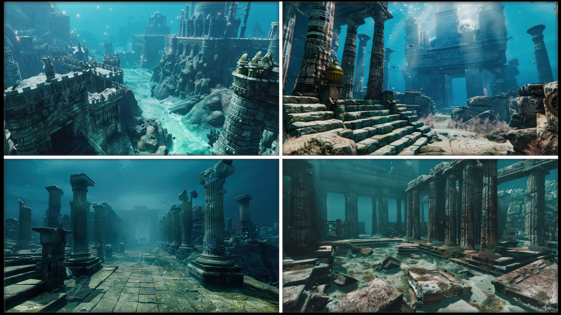 Ferial Concept - 🔹210 Atlantis - Environment Concept Reference Image ...