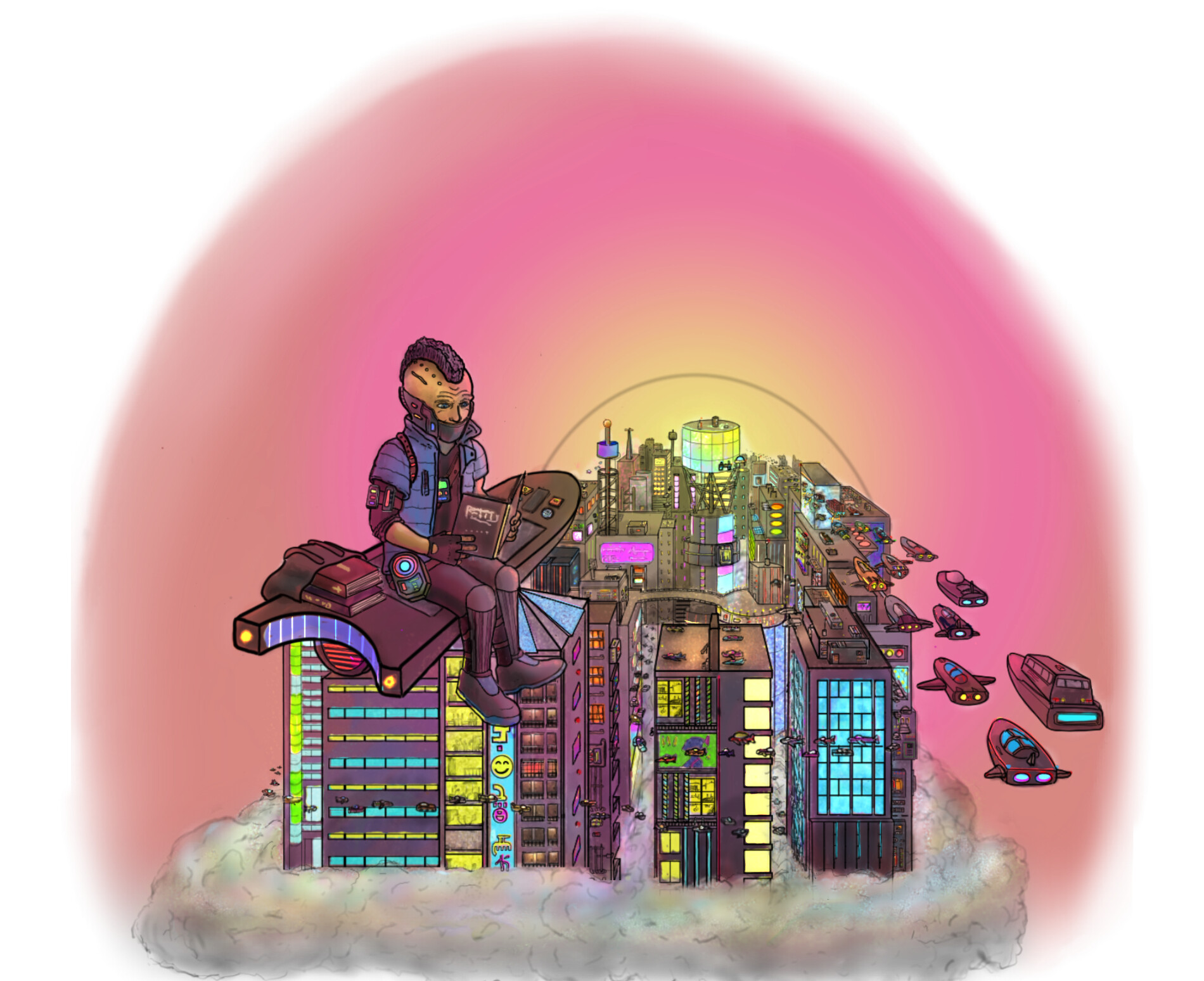 ArtStation - Cyberpunk Reader