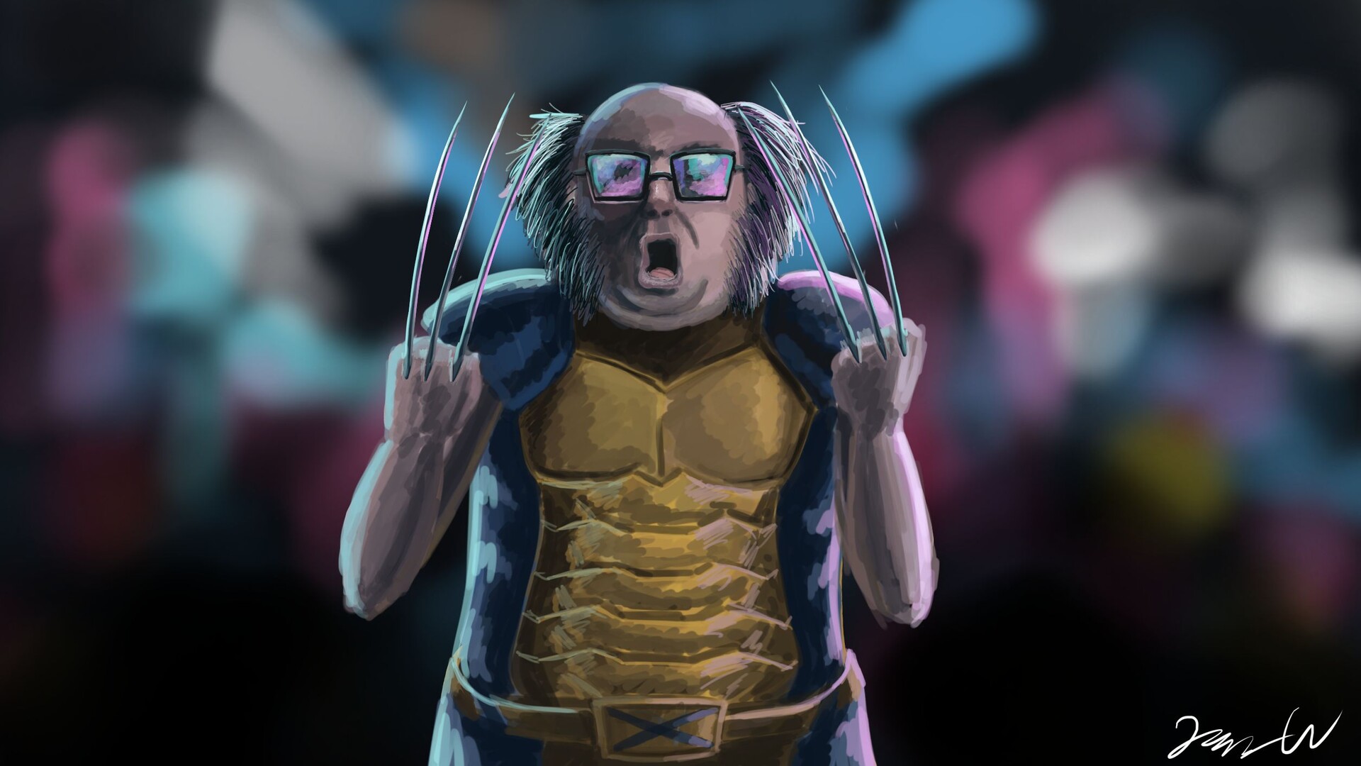 ArtStation - Danny Devito as Wolverine