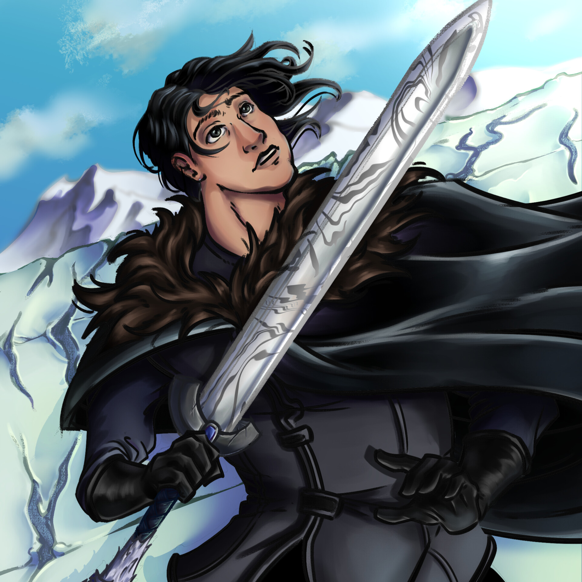 Jon Snow Fan Art Jon Snow & Ghost