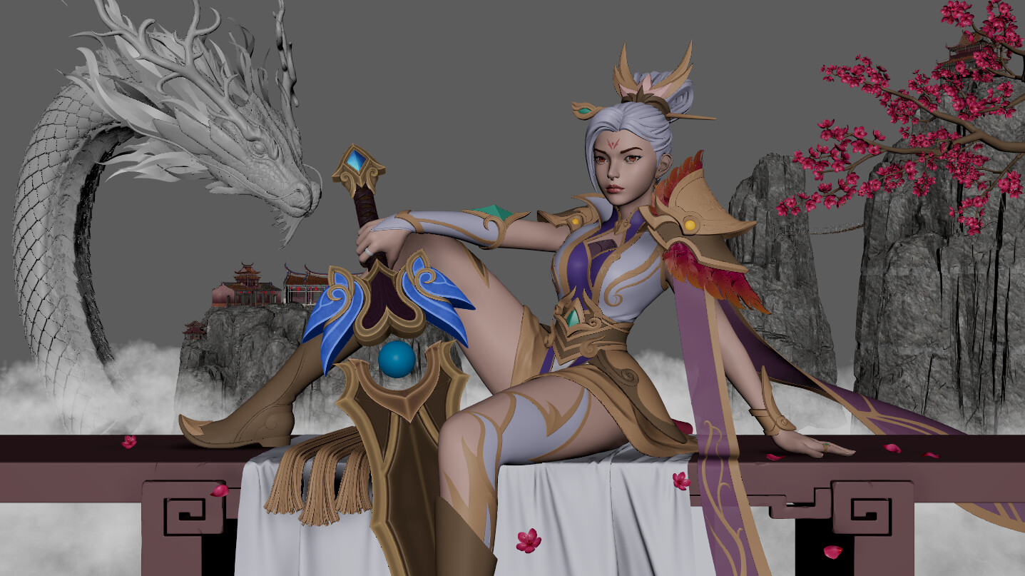 ArtStation - VALIANT SWORD RIVEN PRESTIGE EDITION-Fan-Art