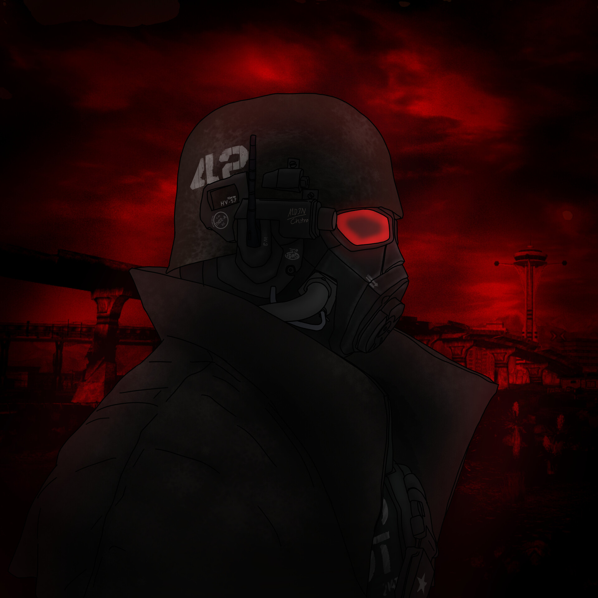 ArtStation - Courier Six from Fallout: New Vegas