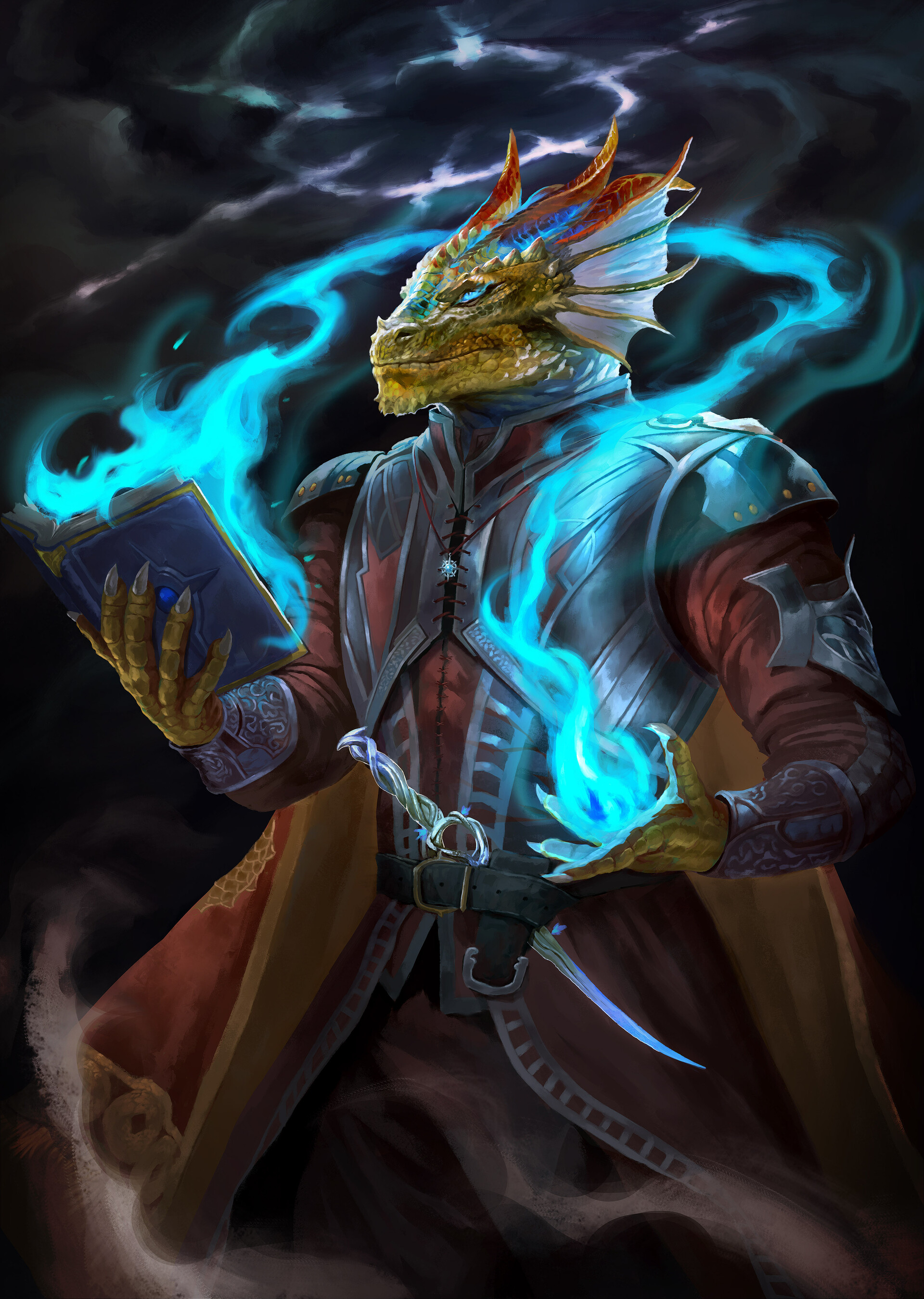 dnd dragonborn warlock