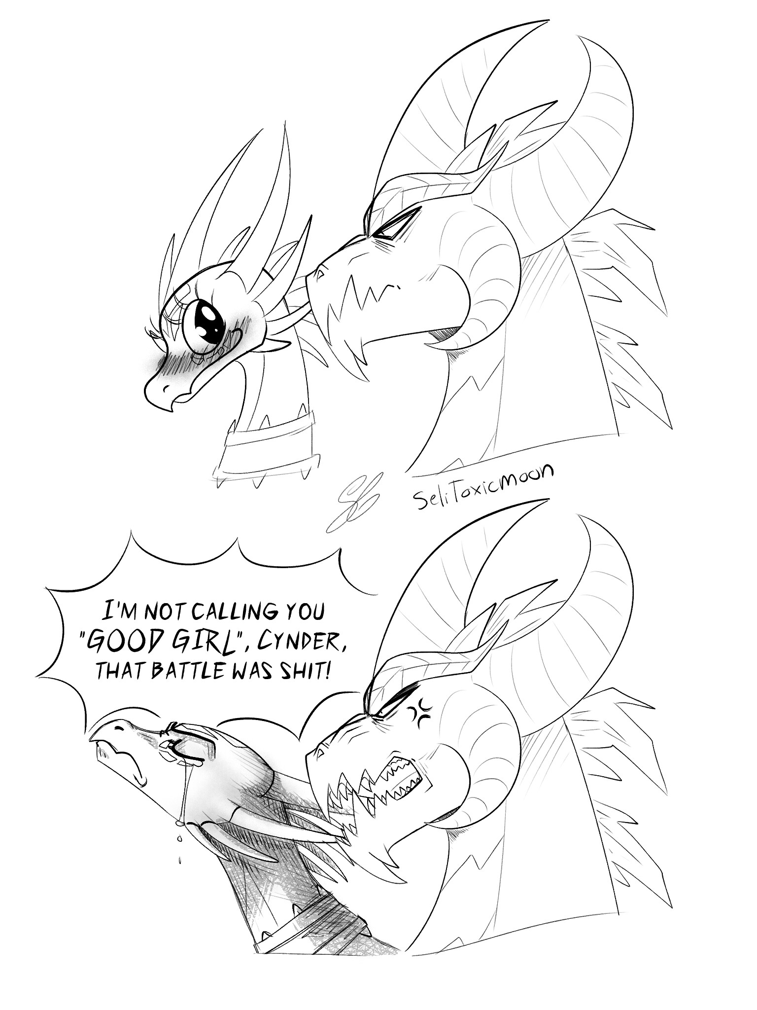 ArtStation - [TLOS] That battle was shit, Cynder!