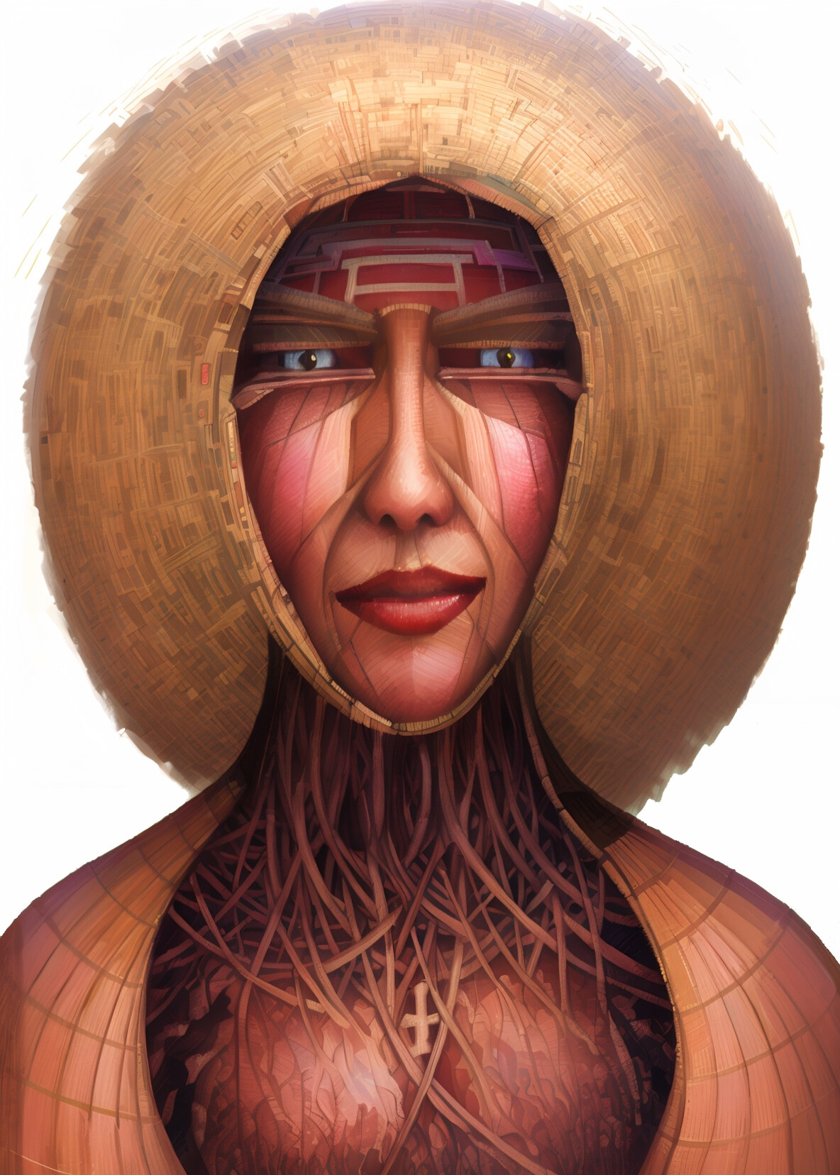 ArtStation - Connected - Colorized Image comparison with Original Ink and Pencil