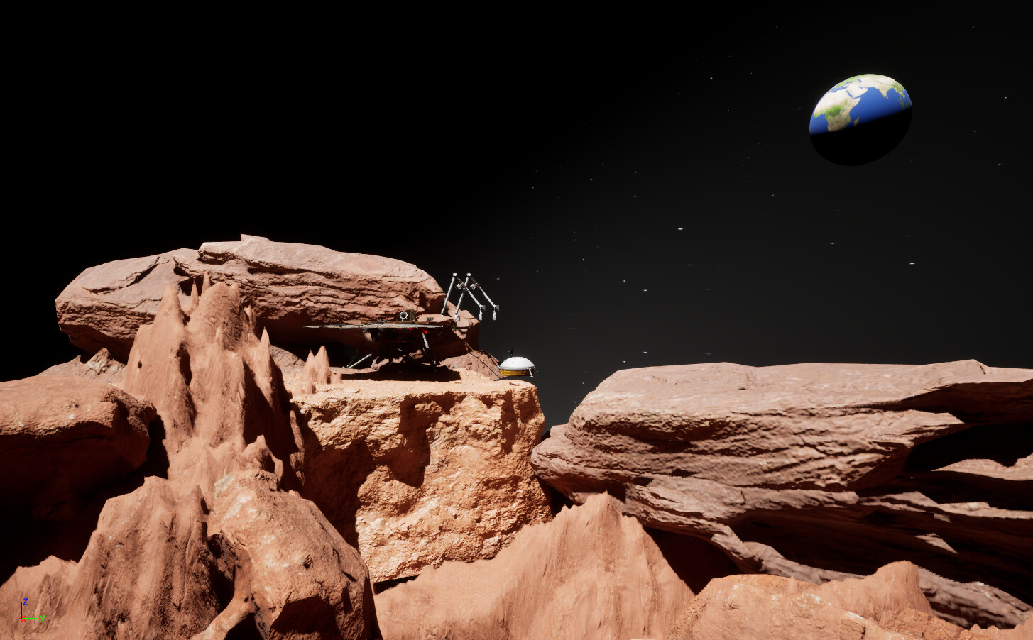 ArtStation - Mars 3d Background Modelling