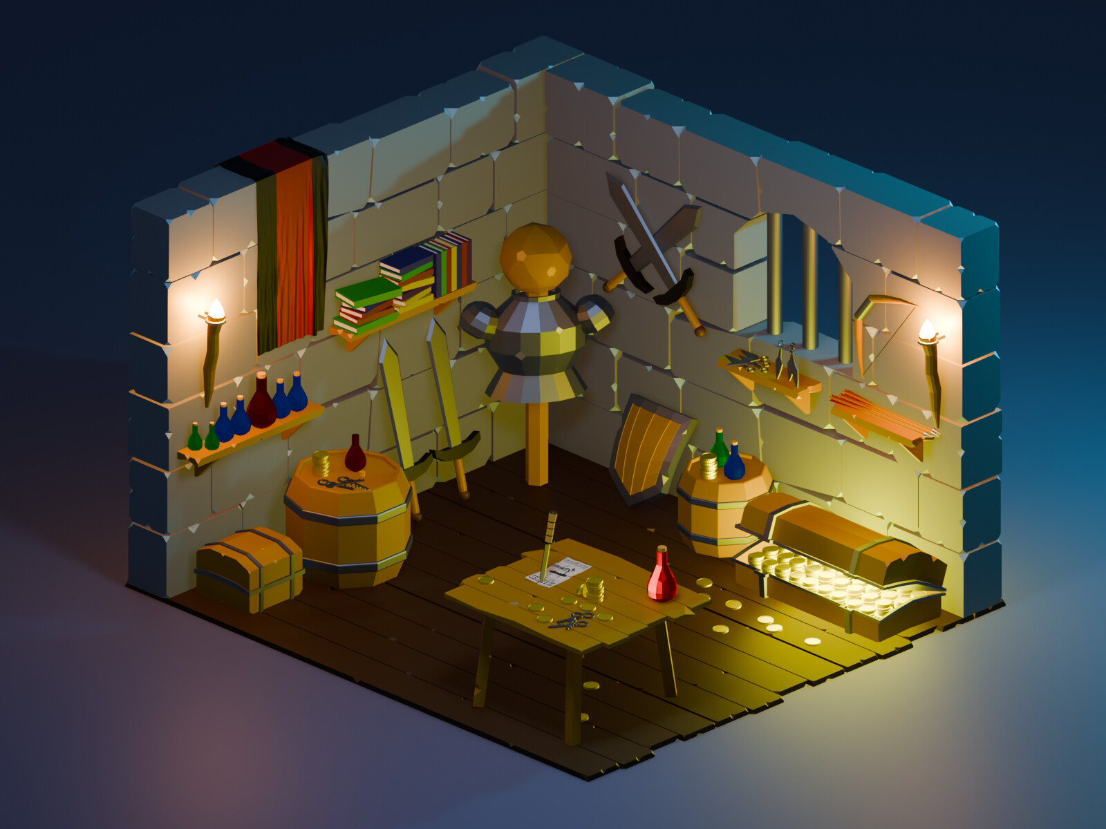 ArtStation - Bandit's Lair