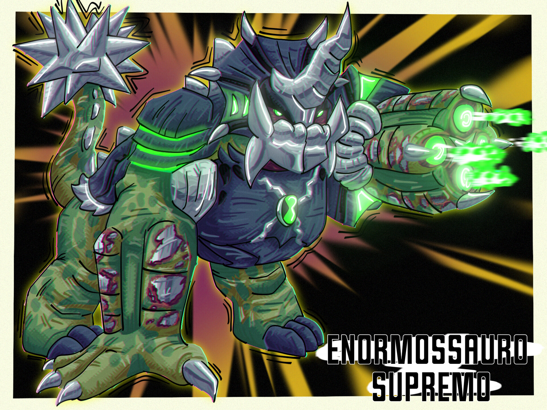 ArtStation - Ultimate Aliens redesign Ben 10 UAF