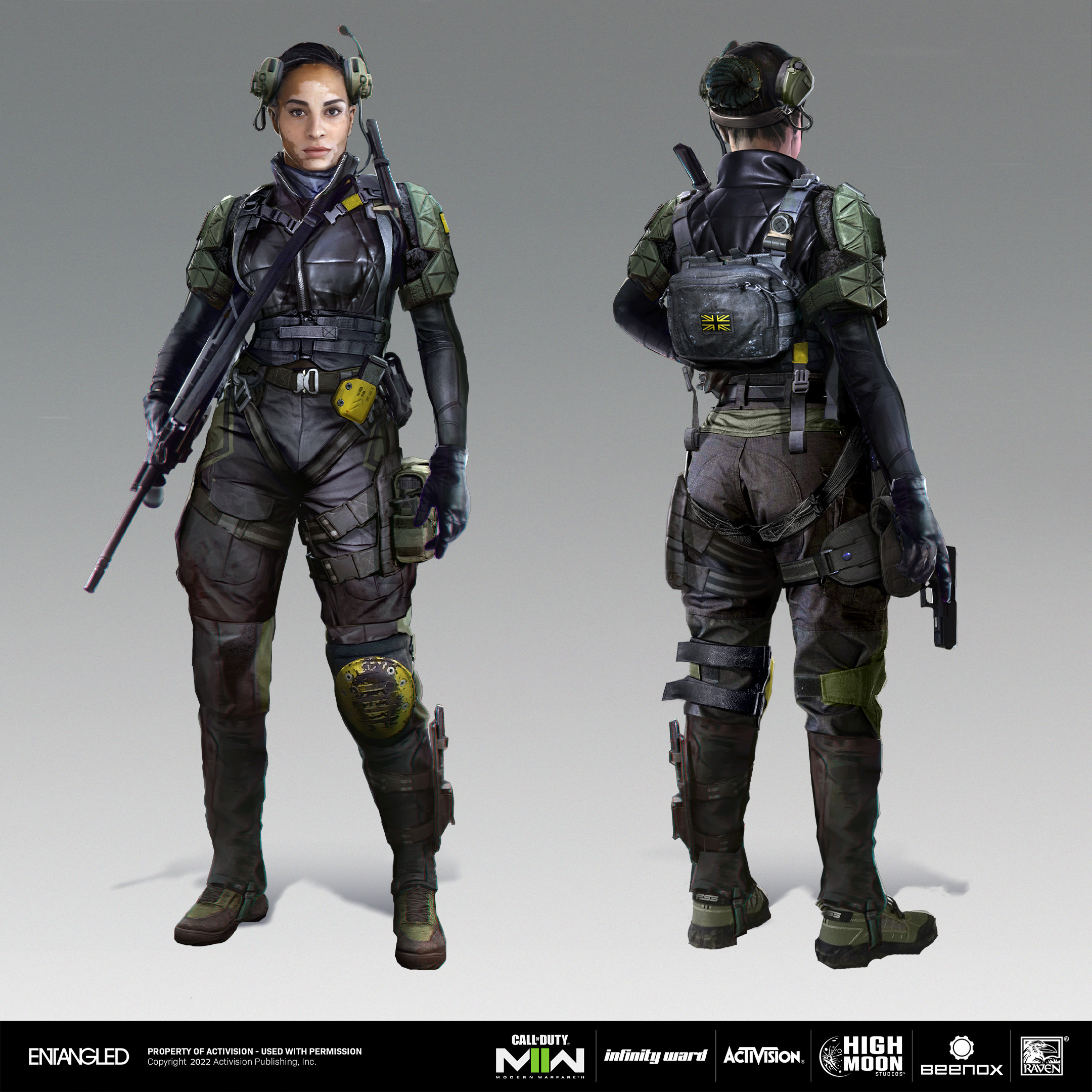 ENTANGLED Studio - Concept Character Art for Call of Duty MW2