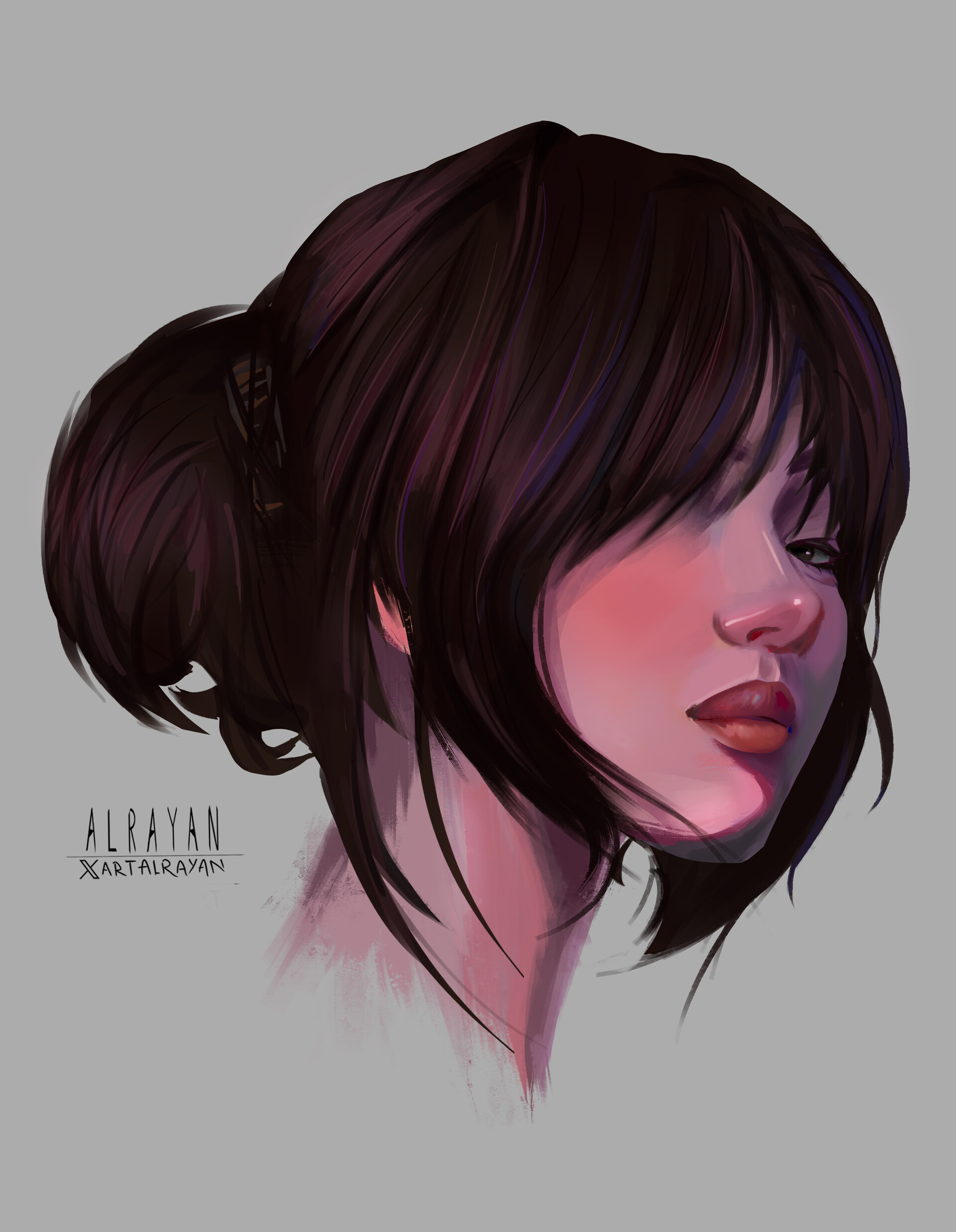 ArtStation - Portrait Color Study