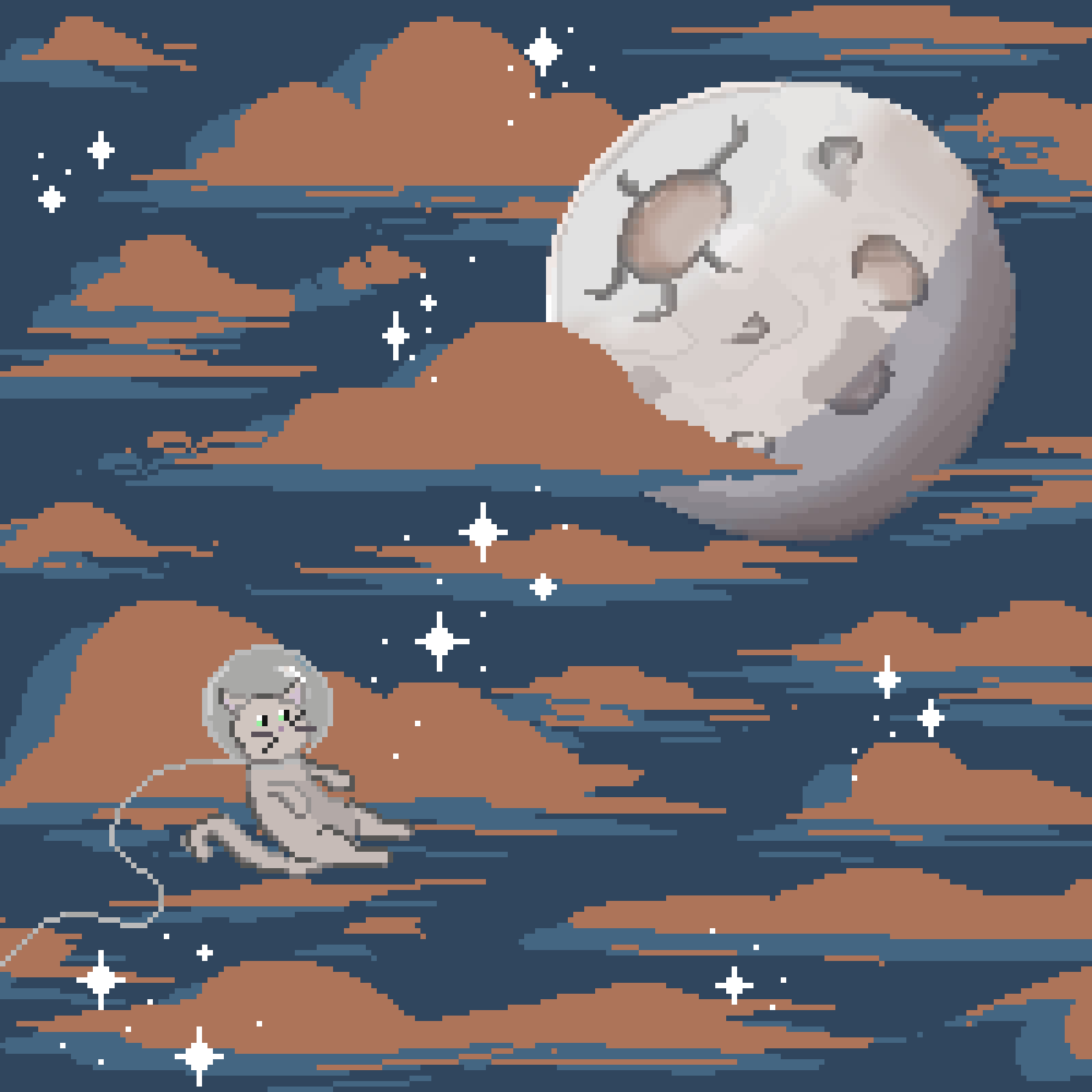 ArtStation - Moon Cat