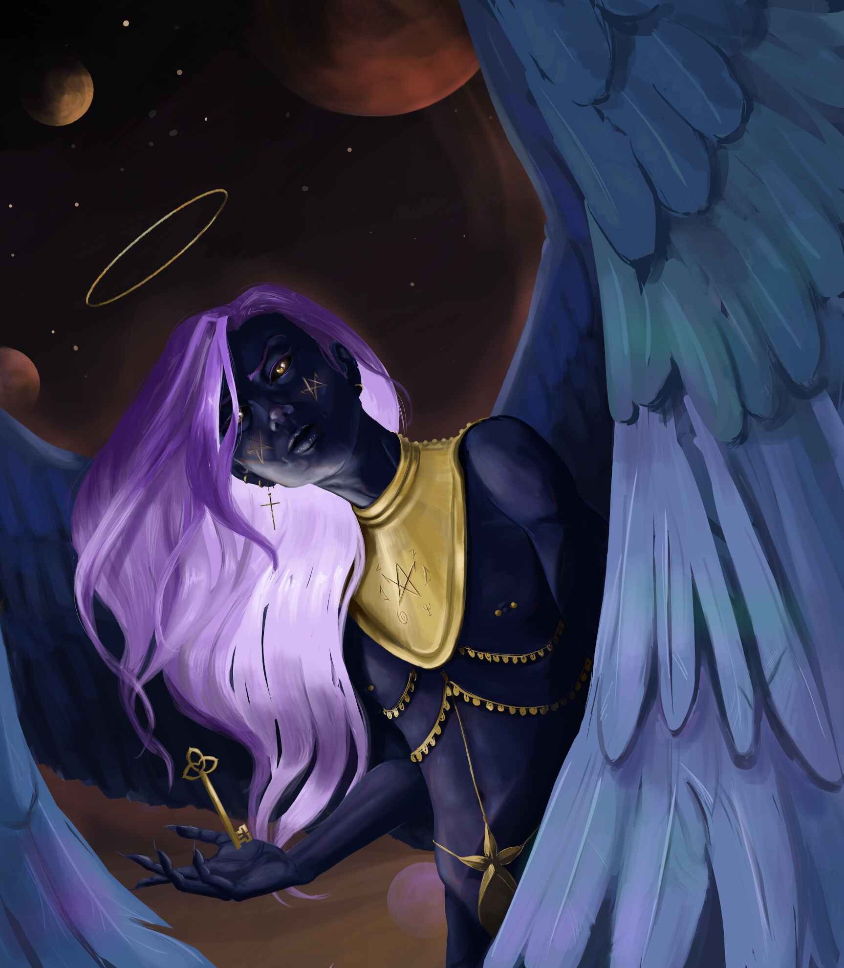 ArtStation - Cosmic angel