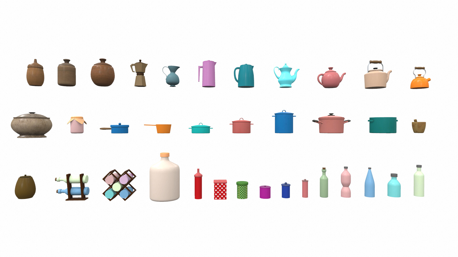 3D Collector - Cartoon kitchen props pack vol 2