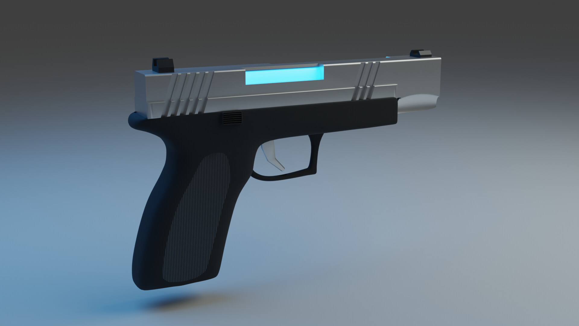 ArtStation - Futuristic gun Model