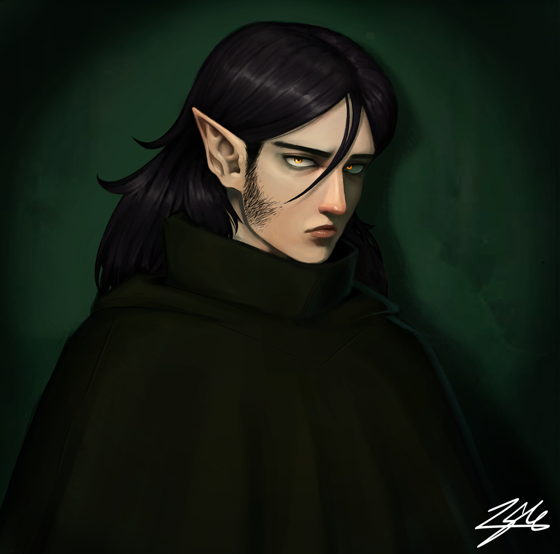 LupitaDraws - Portrait of my DnD character!