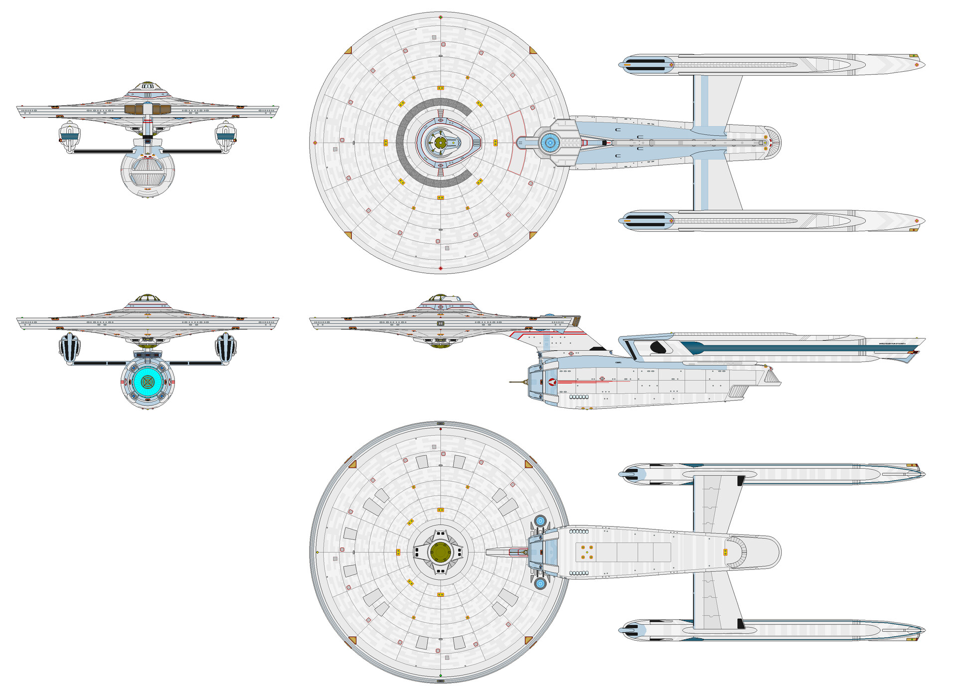 ArtStation - Starfleet Battlecruiser