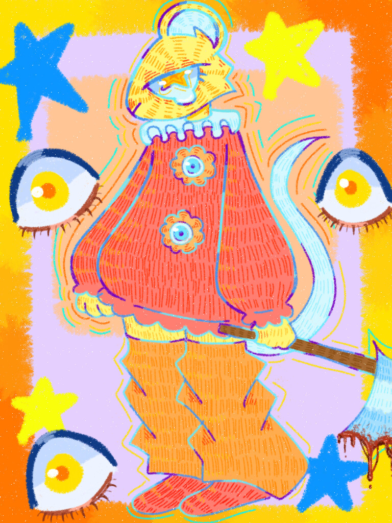 ArtStation - Rat clown (digital version)